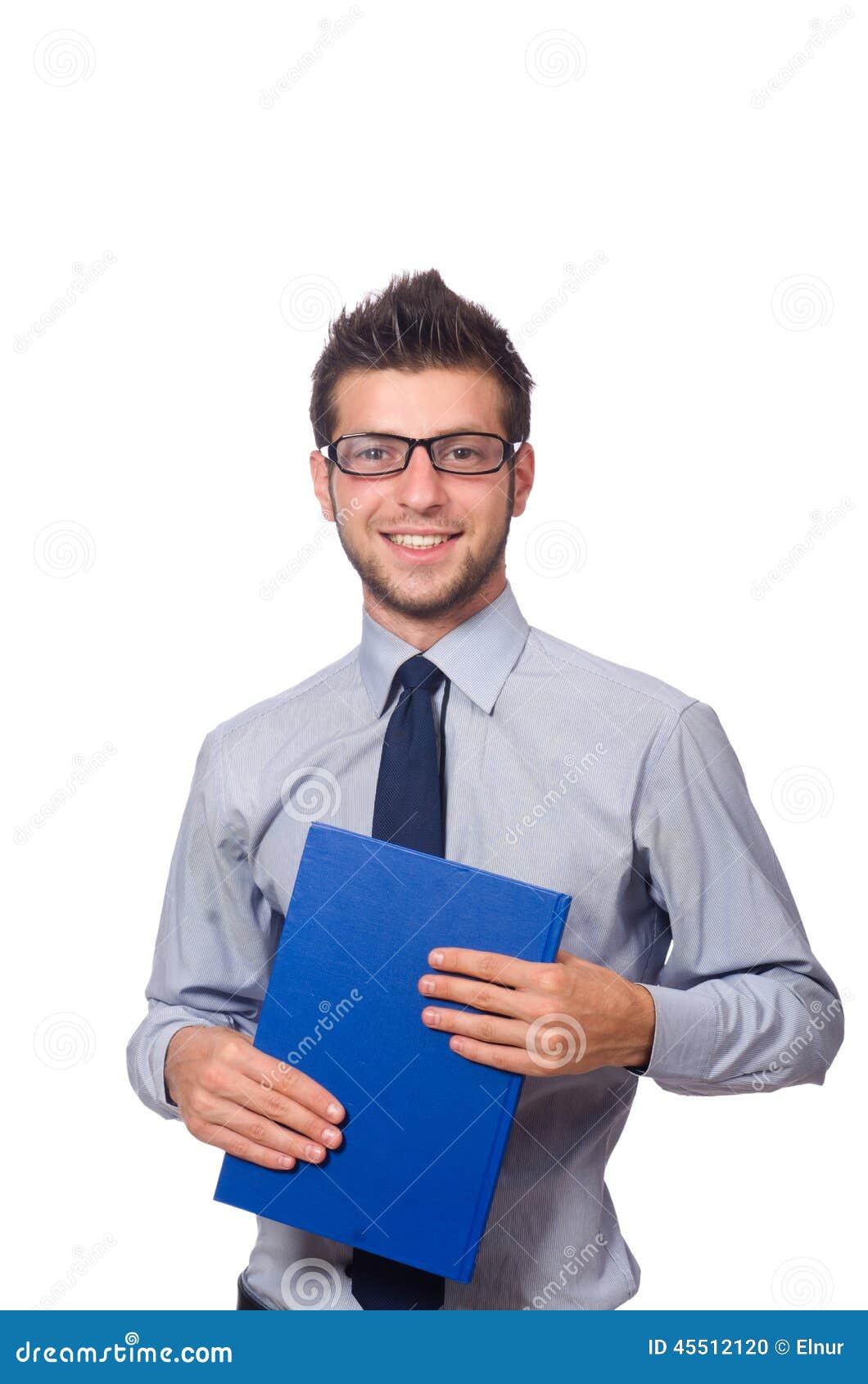 Funny businessman isolated stock photo. Image of casual - 45512120