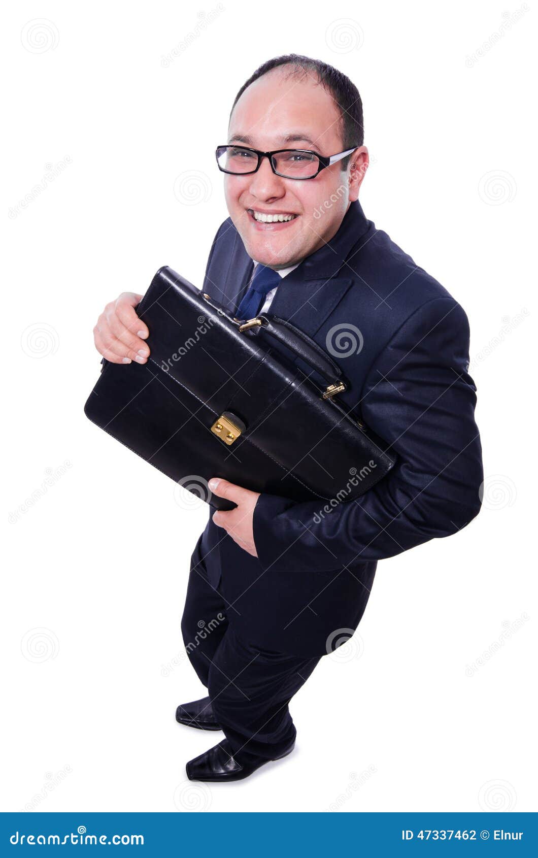 Funny businessman isolated stock photo. Image of communication - 47337462