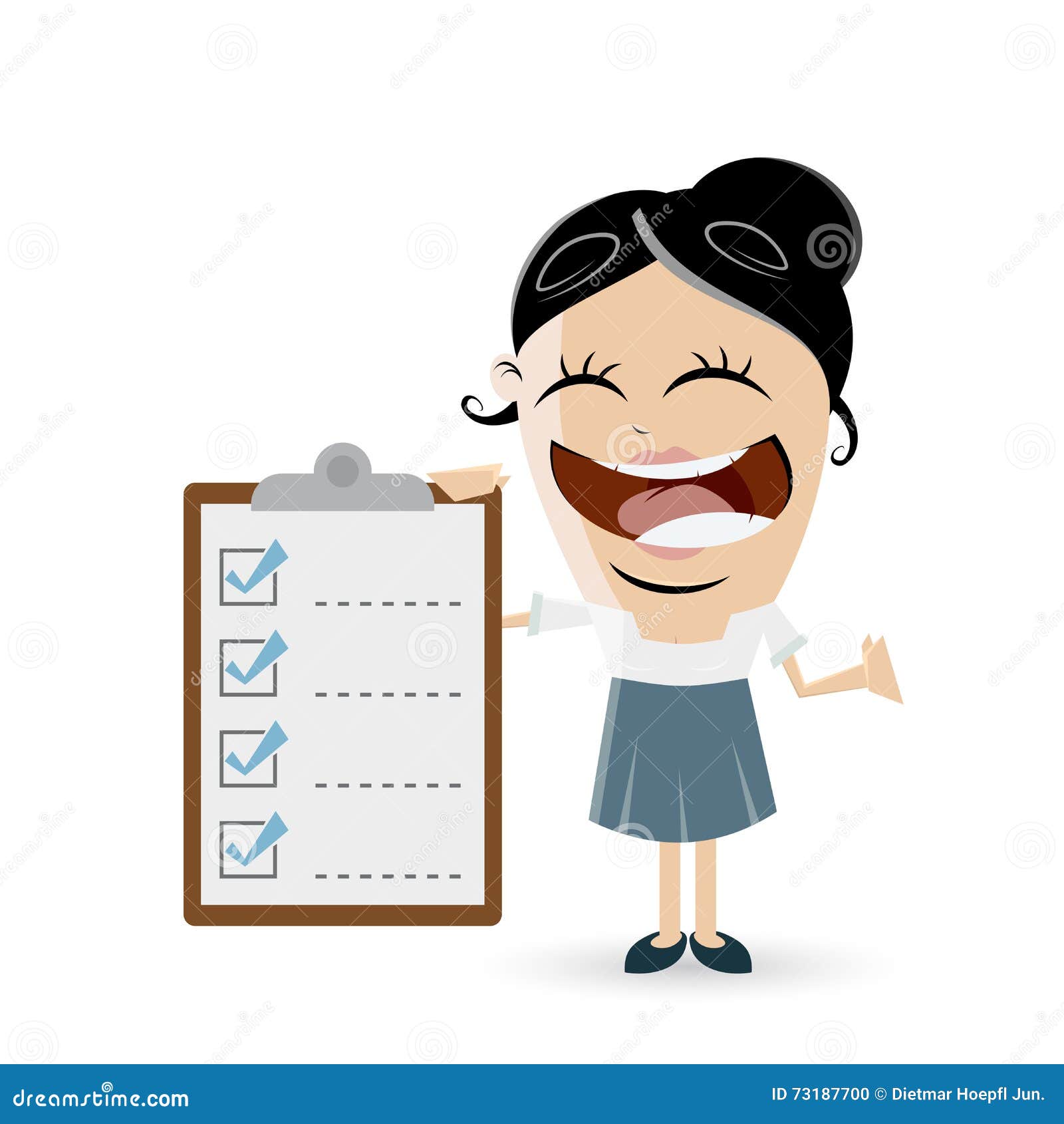 Businesswoman Checklist. Successful Woman With Completed Checklist ... Businesswoman Checklist. Successful Woman With Completed Checklist ...