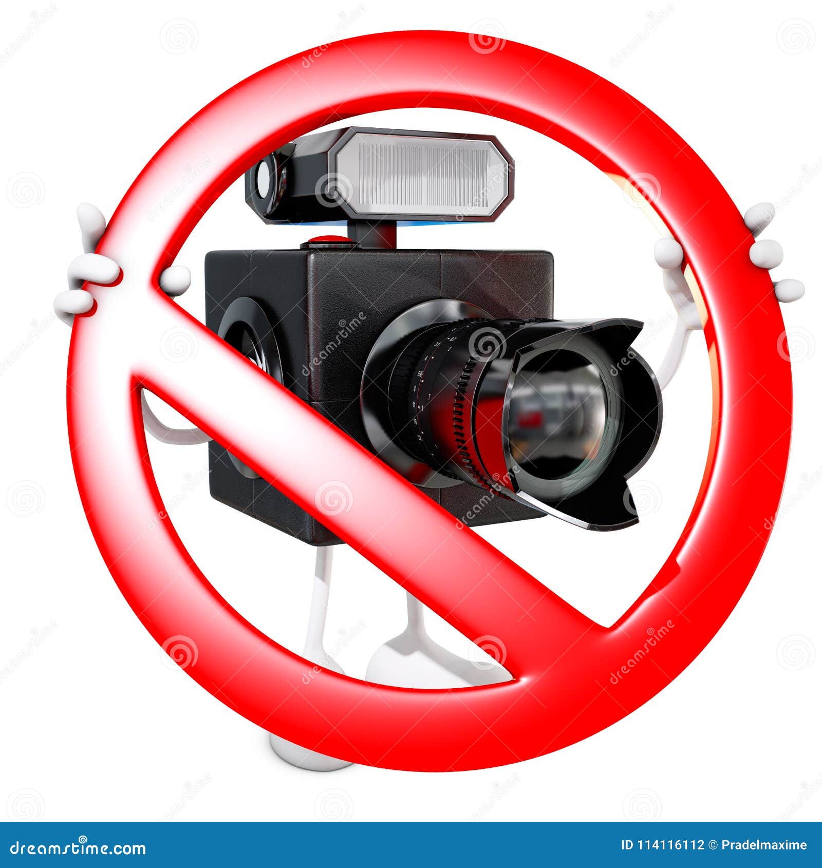 Funny Cat In A Cap And With A Camera. Vector Illustration. Print For ...