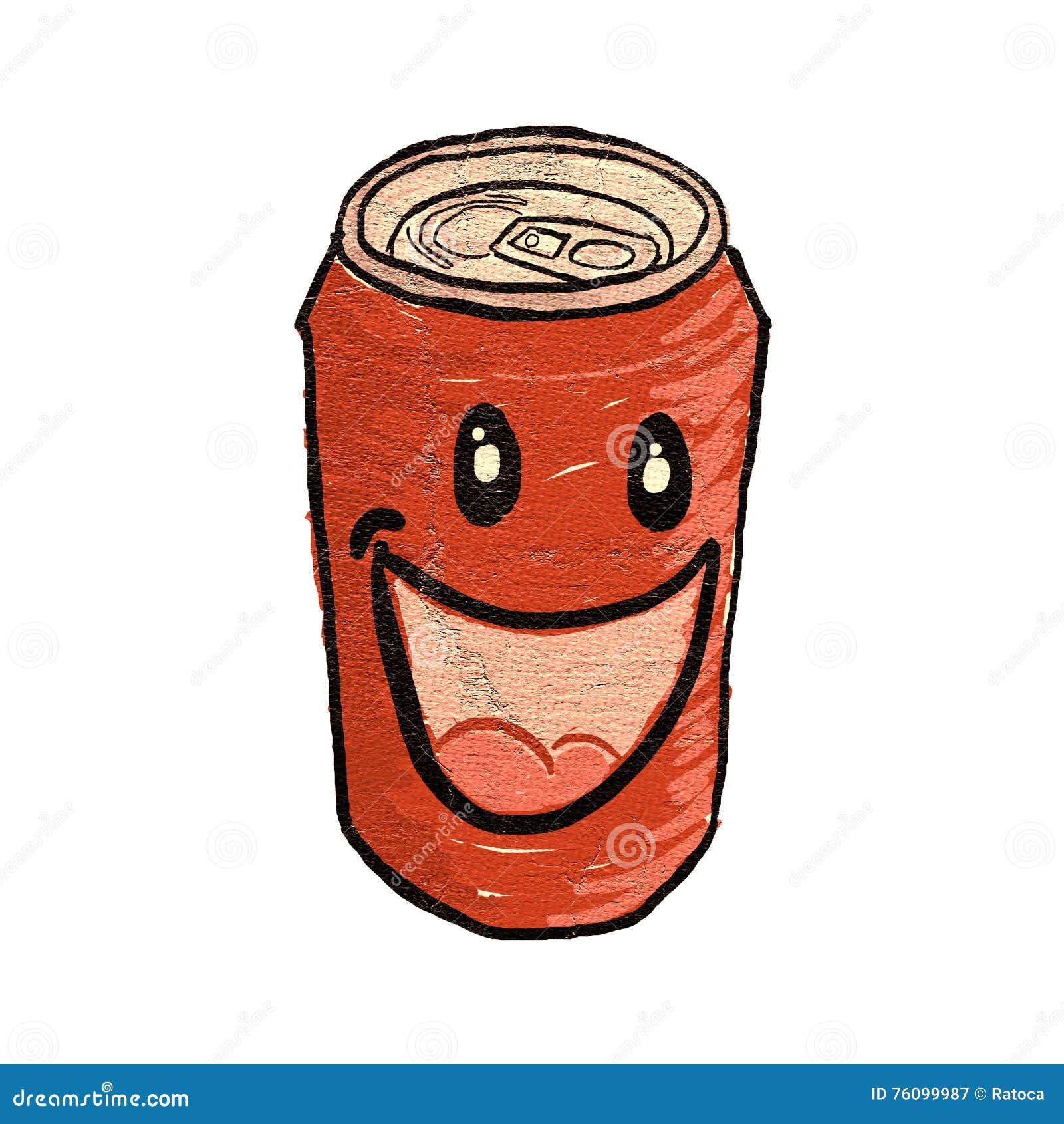Funny can stock illustration. Illustration of colorful - 76099987