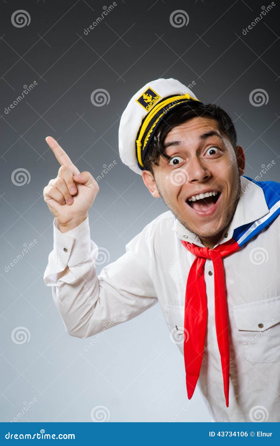 Funny captain sailor stock photo. Image of male, humor - 43734106