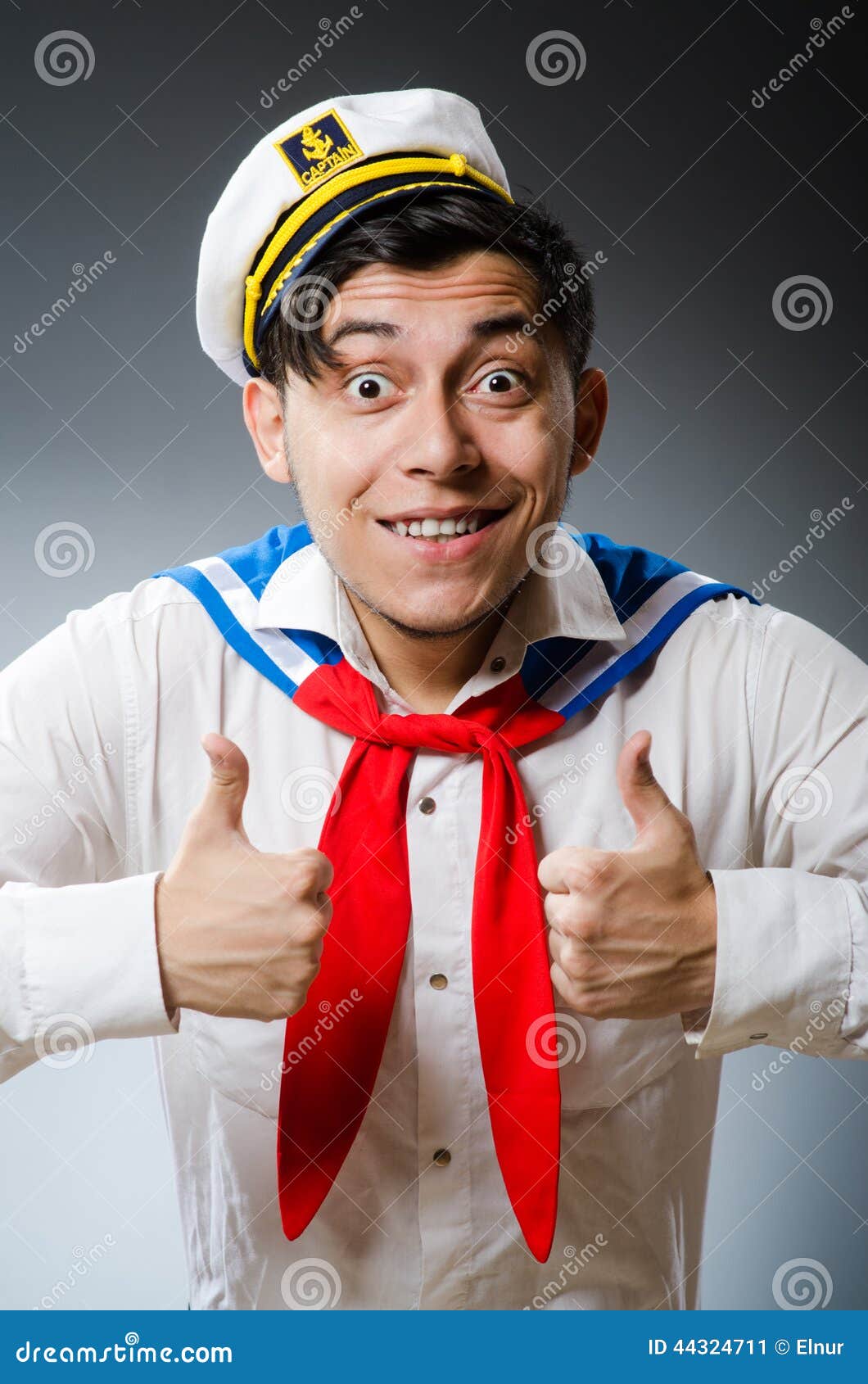Funny captain sailor stock image. Image of humorous, lovely - 44324711