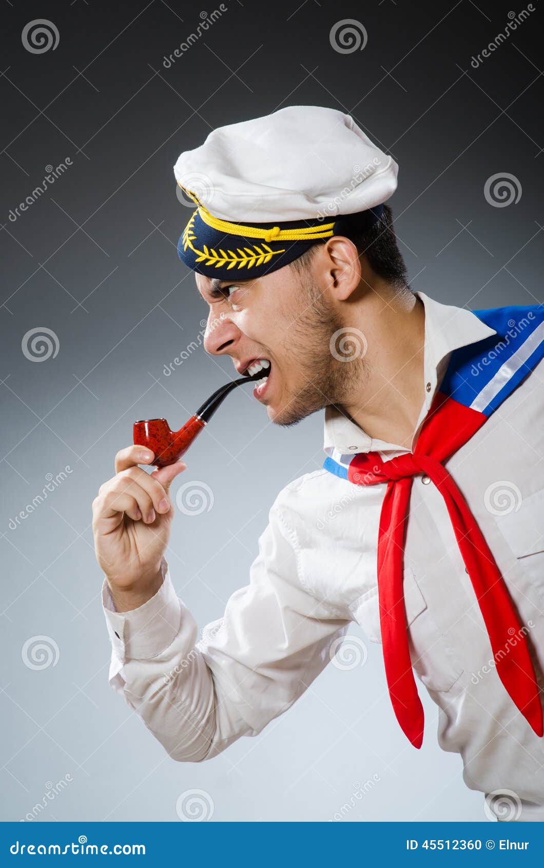 Funny captain sailor stock photo. Image of captain, lovely - 45512360
