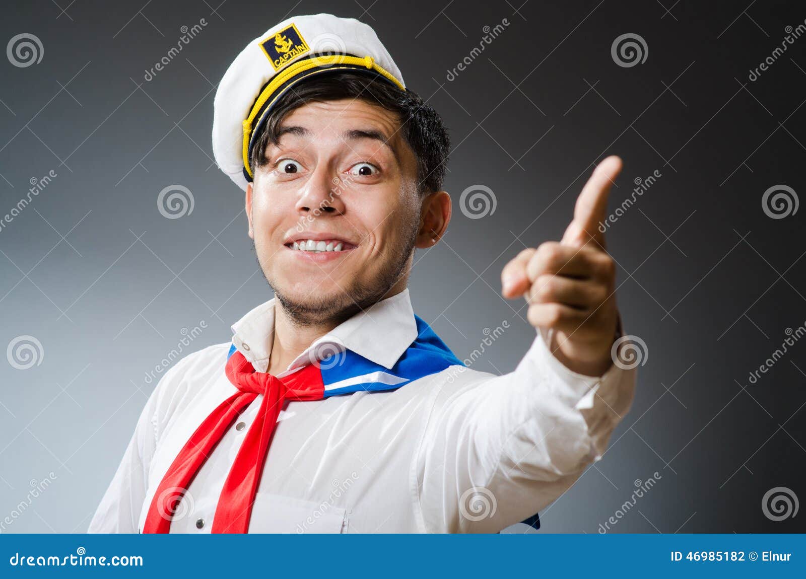 Funny captain sailor stock photo. Image of marine, buttons - 46985182