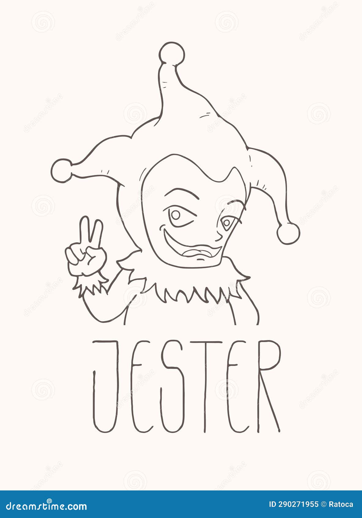 Funny Carnival Costume Draw Stock Vector - Illustration of friend ...