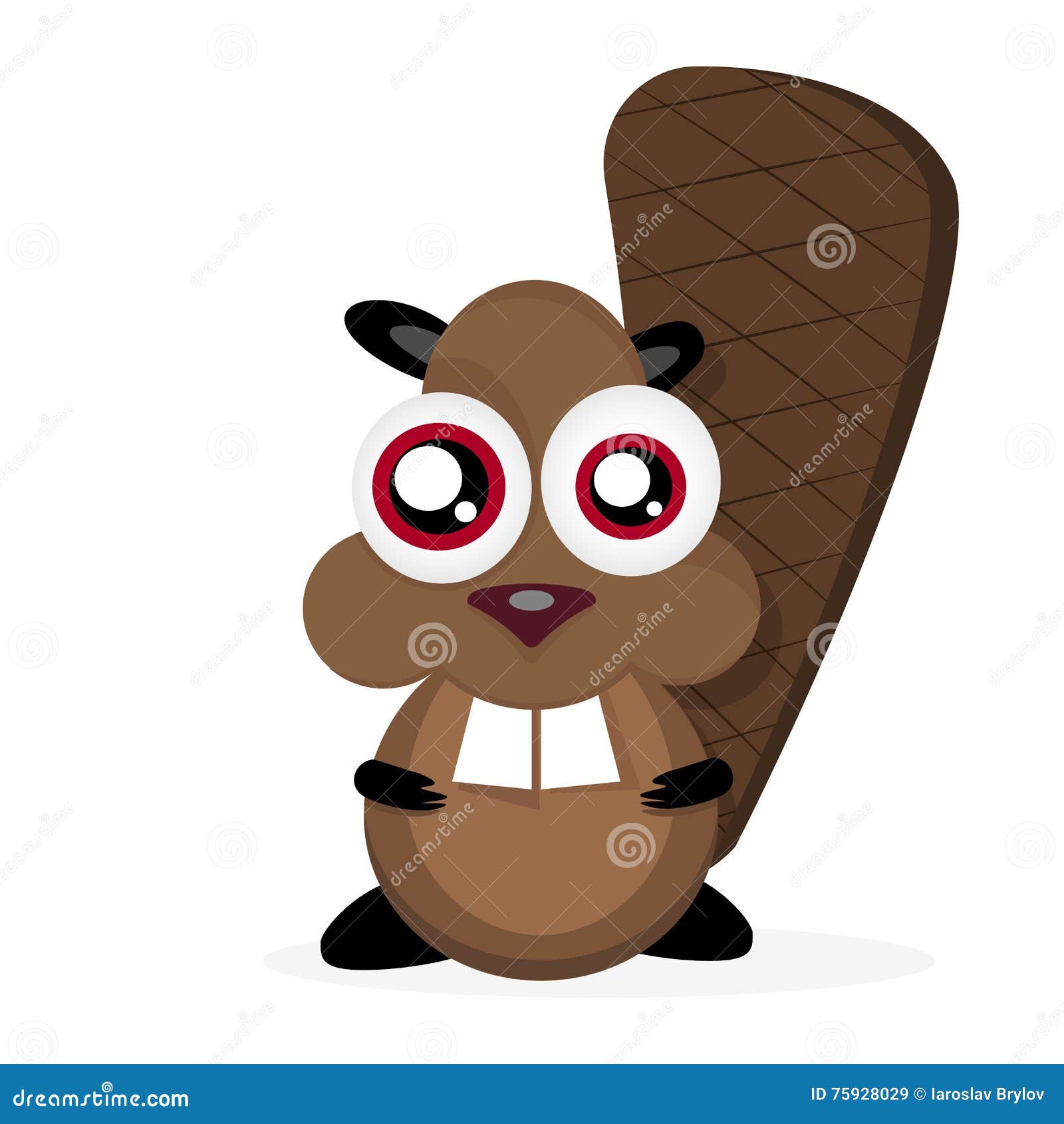 Funny Beavers Meter Wall Or Height Chart Cartoon Vector | CartoonDealer ...