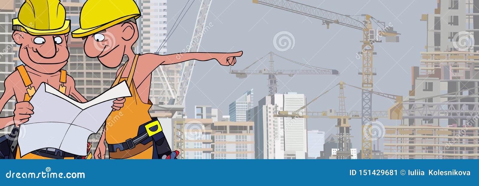 Funny Construction Cartoon
