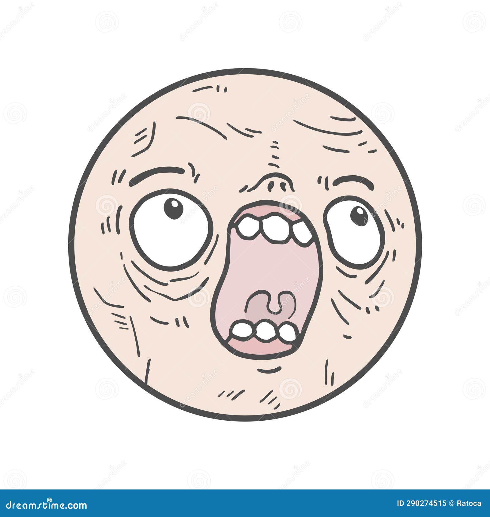 Funny Cartoon Character Draw Stock Vector - Illustration of creative ...