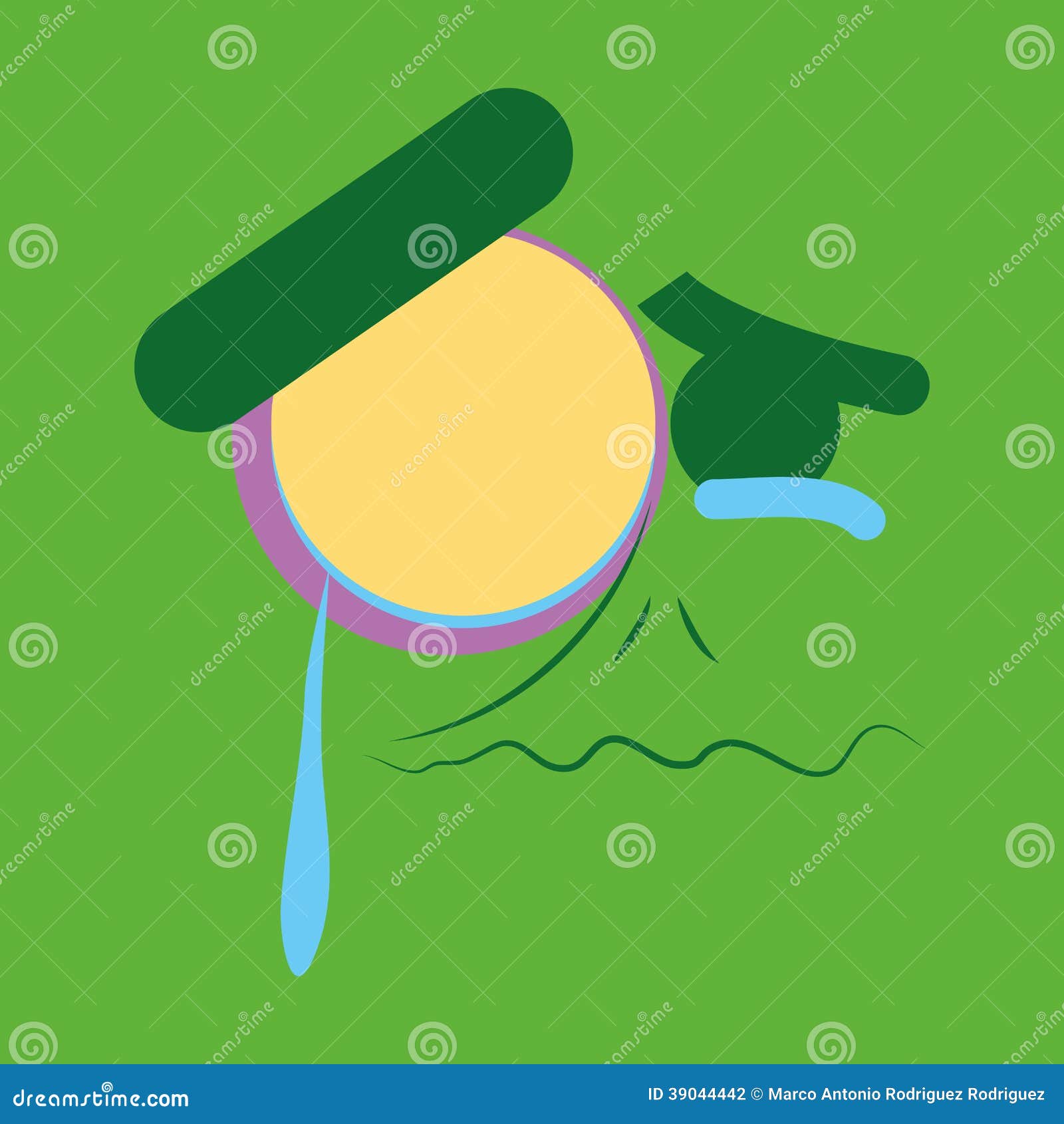 Funny Cartoon Character Face Illustration Editable Stock Vector ...