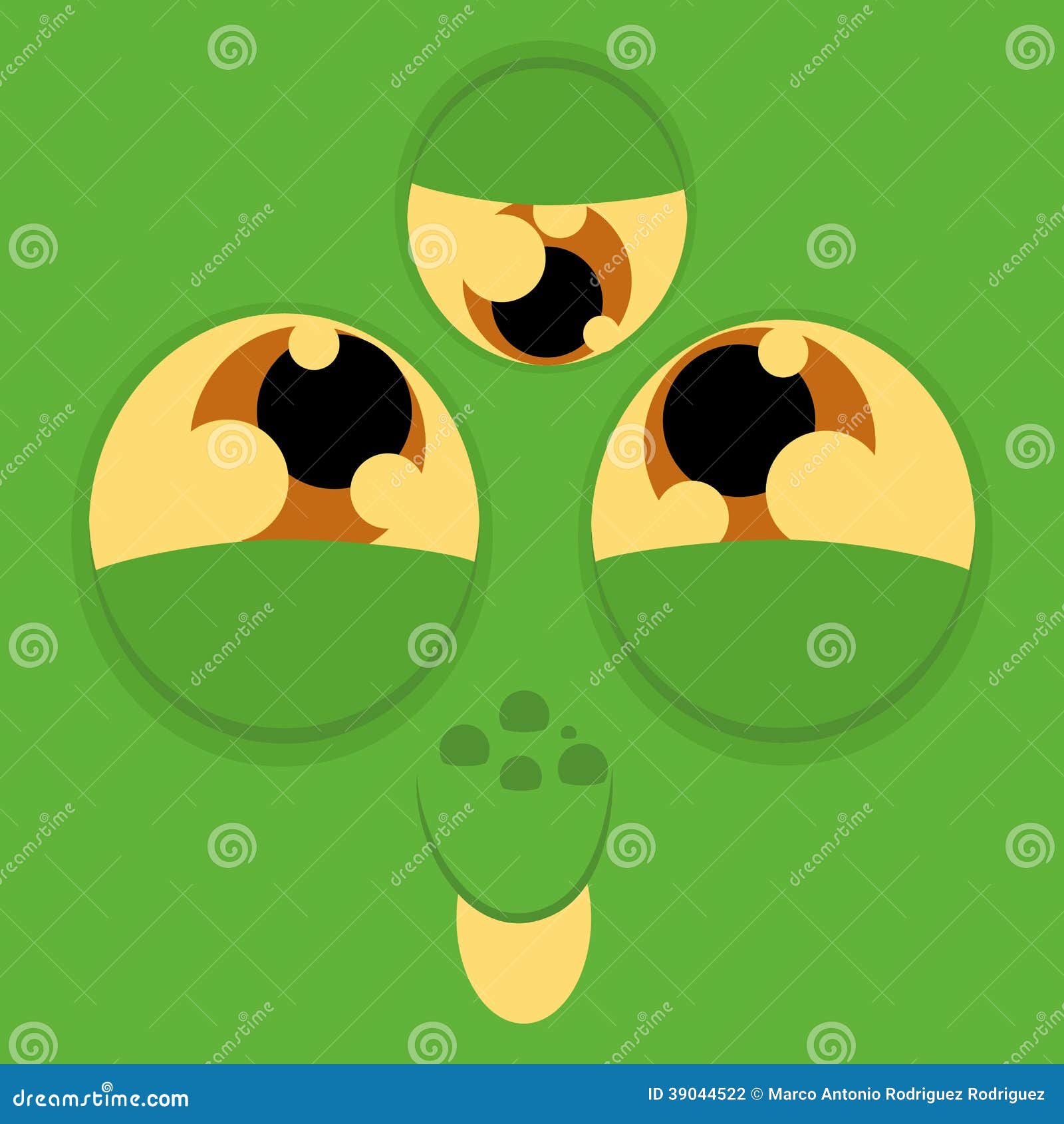 Funny Cartoon Character Face Illustration Editable Stock Vector ...