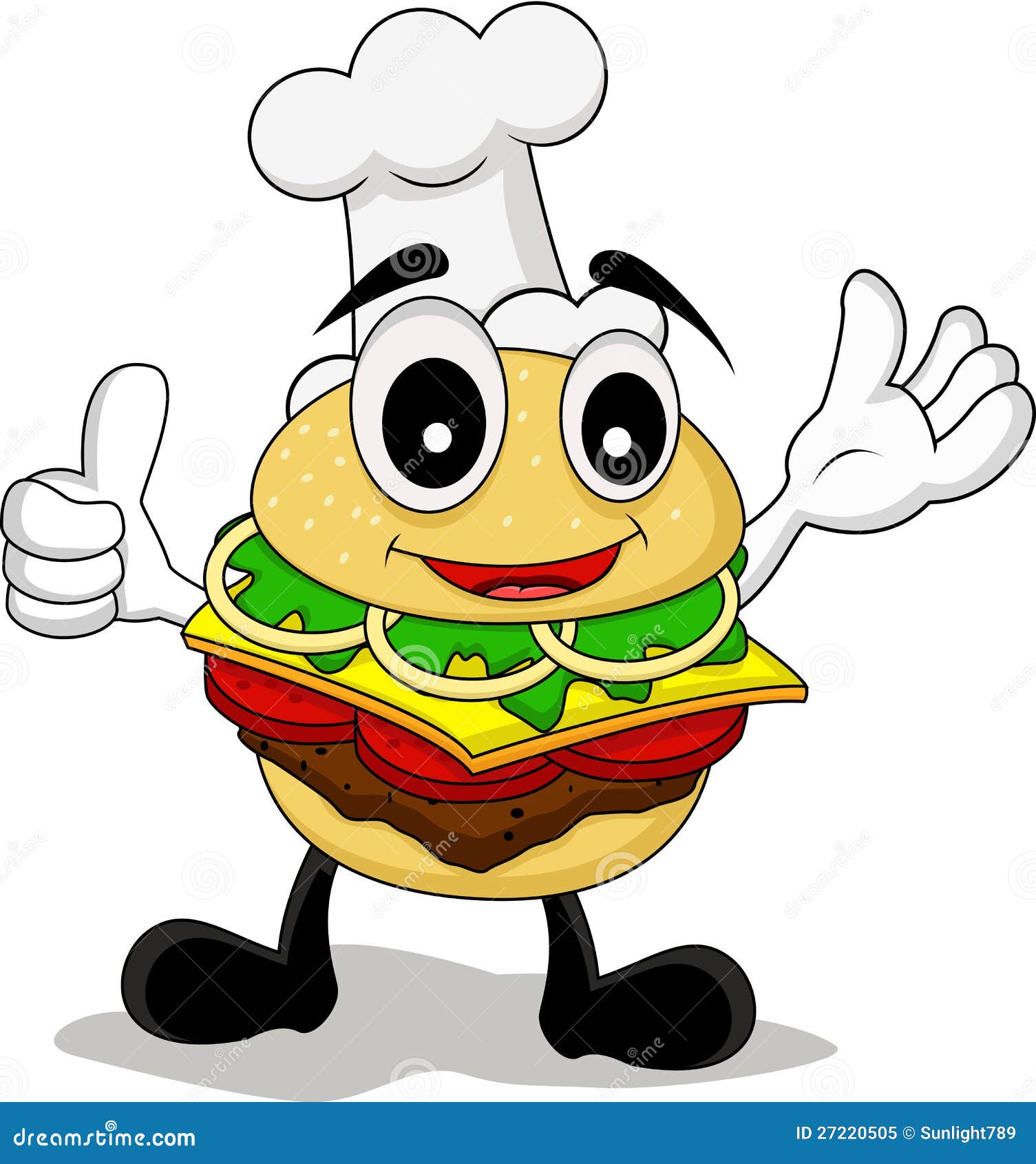 Chef Burger Cartoon | CartoonDealer.com #216282327