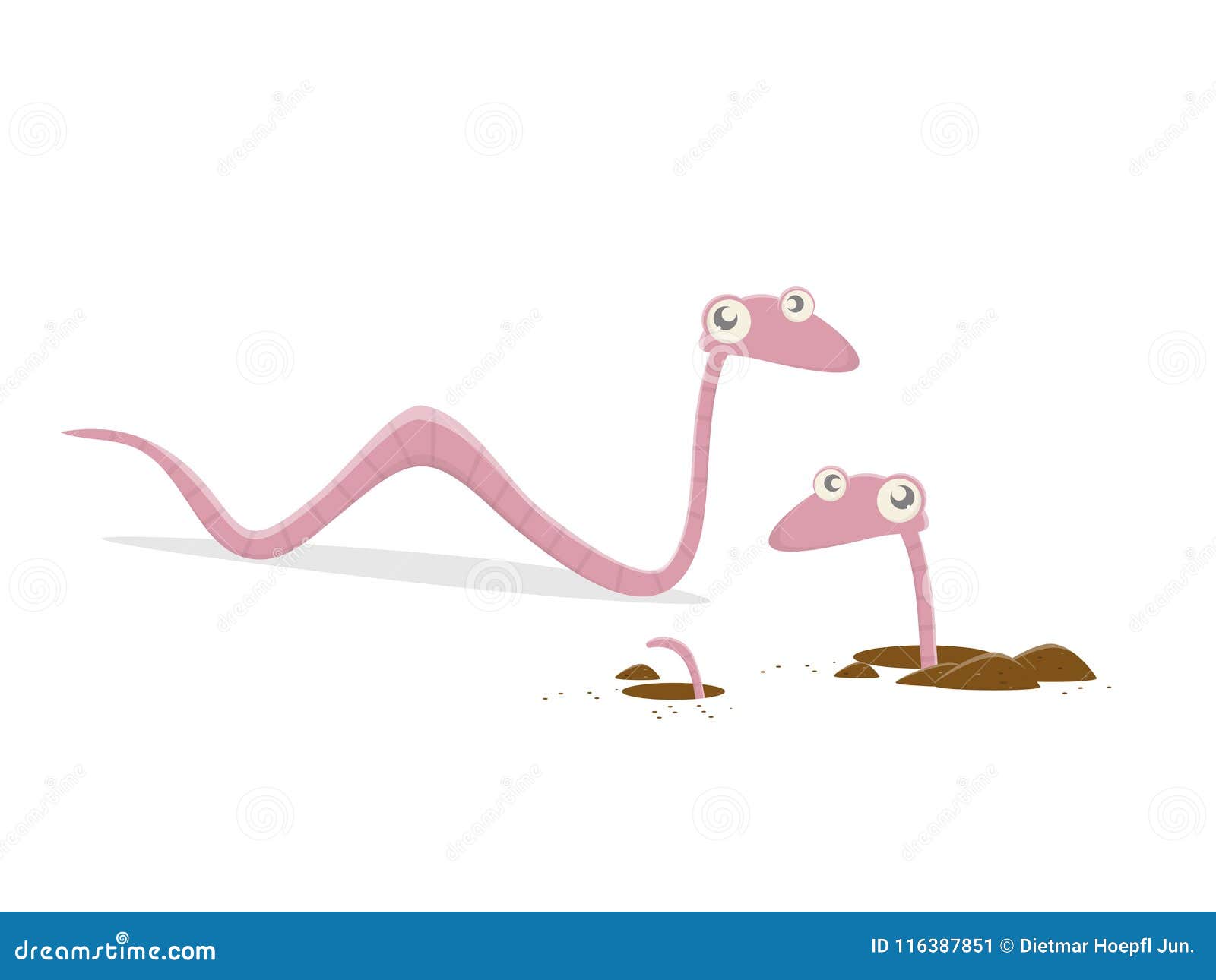 Funny Earthworms Vector Illustration | CartoonDealer.com #6438922 Funny Earthworms Vector Illustration | CartoonDealer.com #6438922