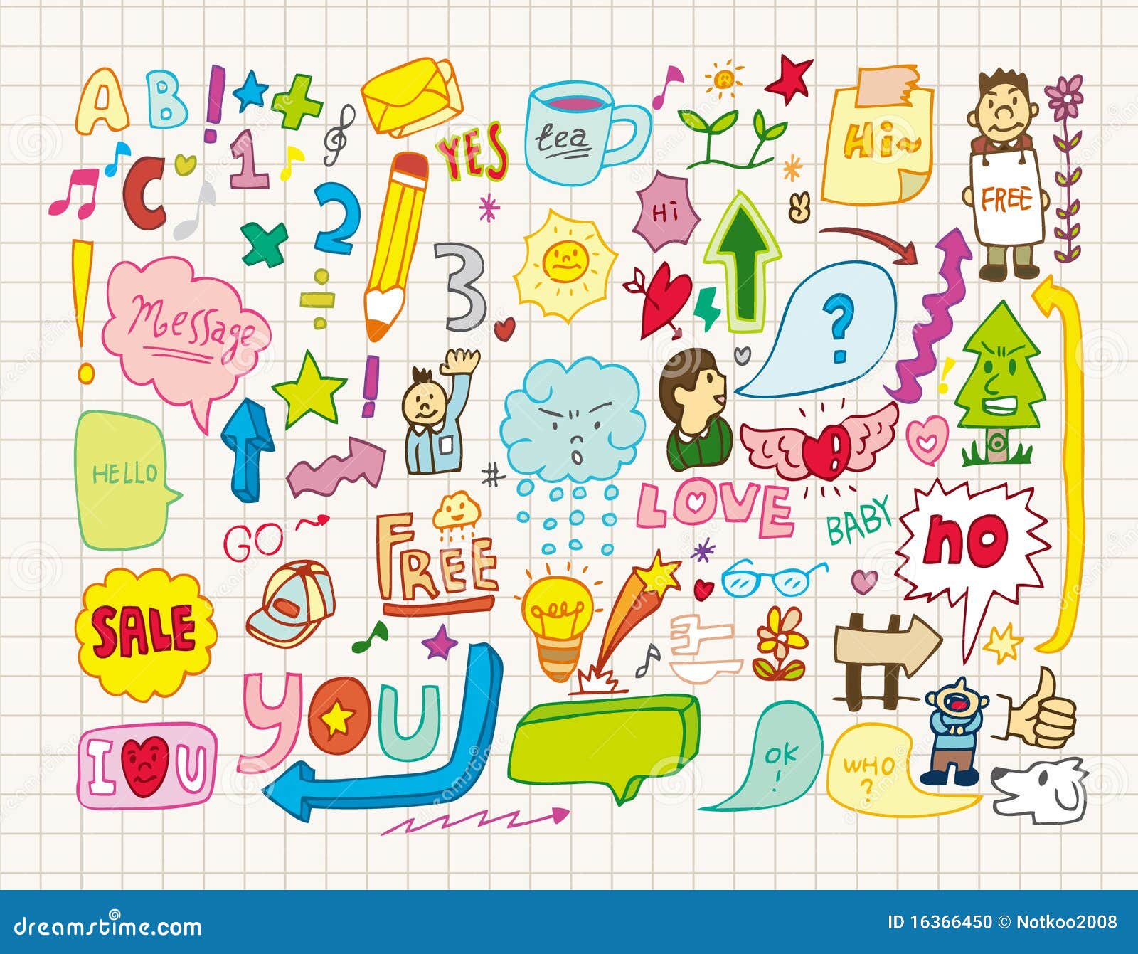 Funny cartoon icon stock vector. Illustration of icon - 16366450