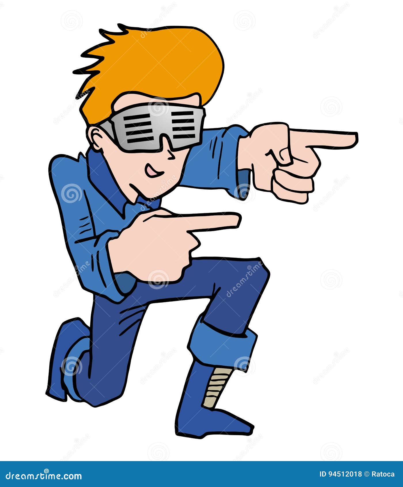 Funny cartoon kid stock vector. Illustration of cartoon - 94512018