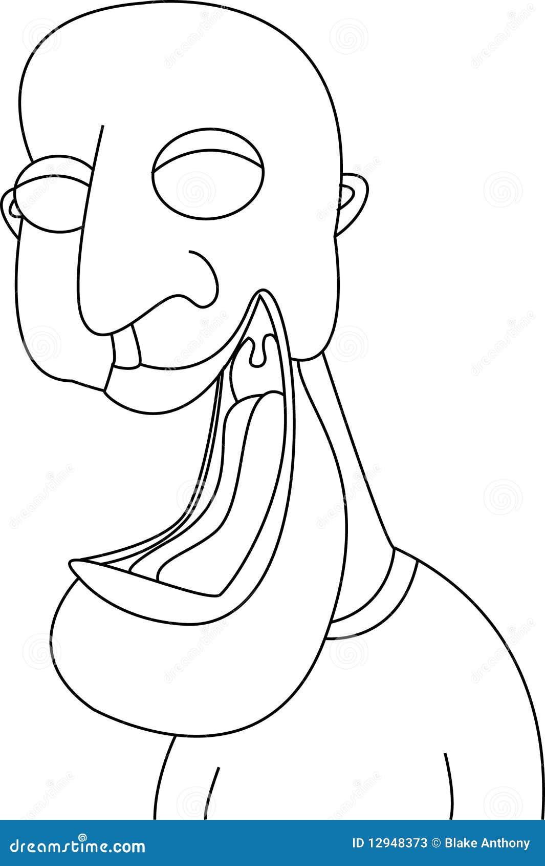 Funny Cartoon Laughing Face Stock Vector - Illustration of body, humor ...