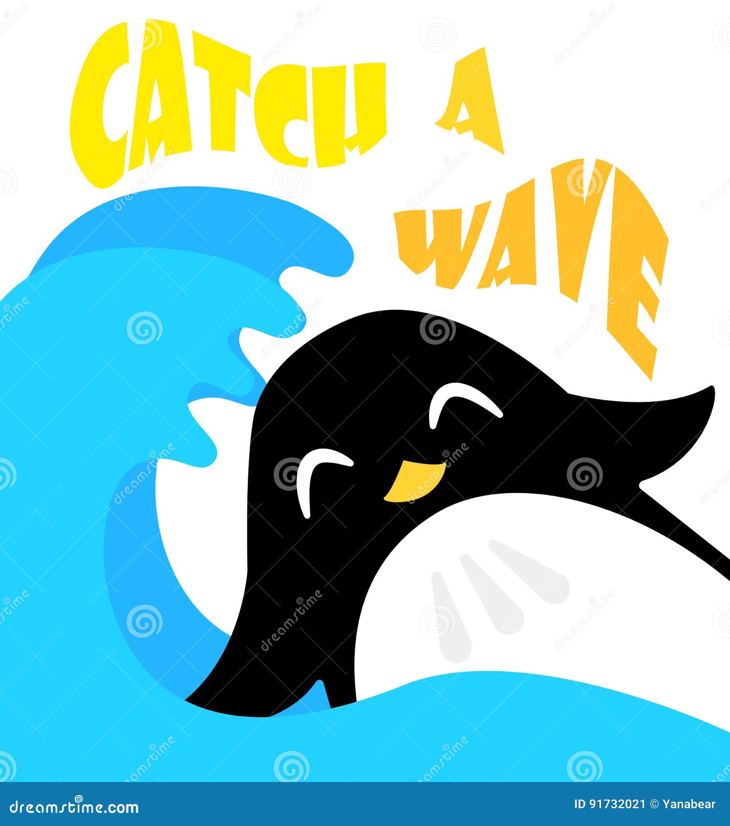 Catch A Wave Royalty-Free Stock Photography | CartoonDealer.com #48950303