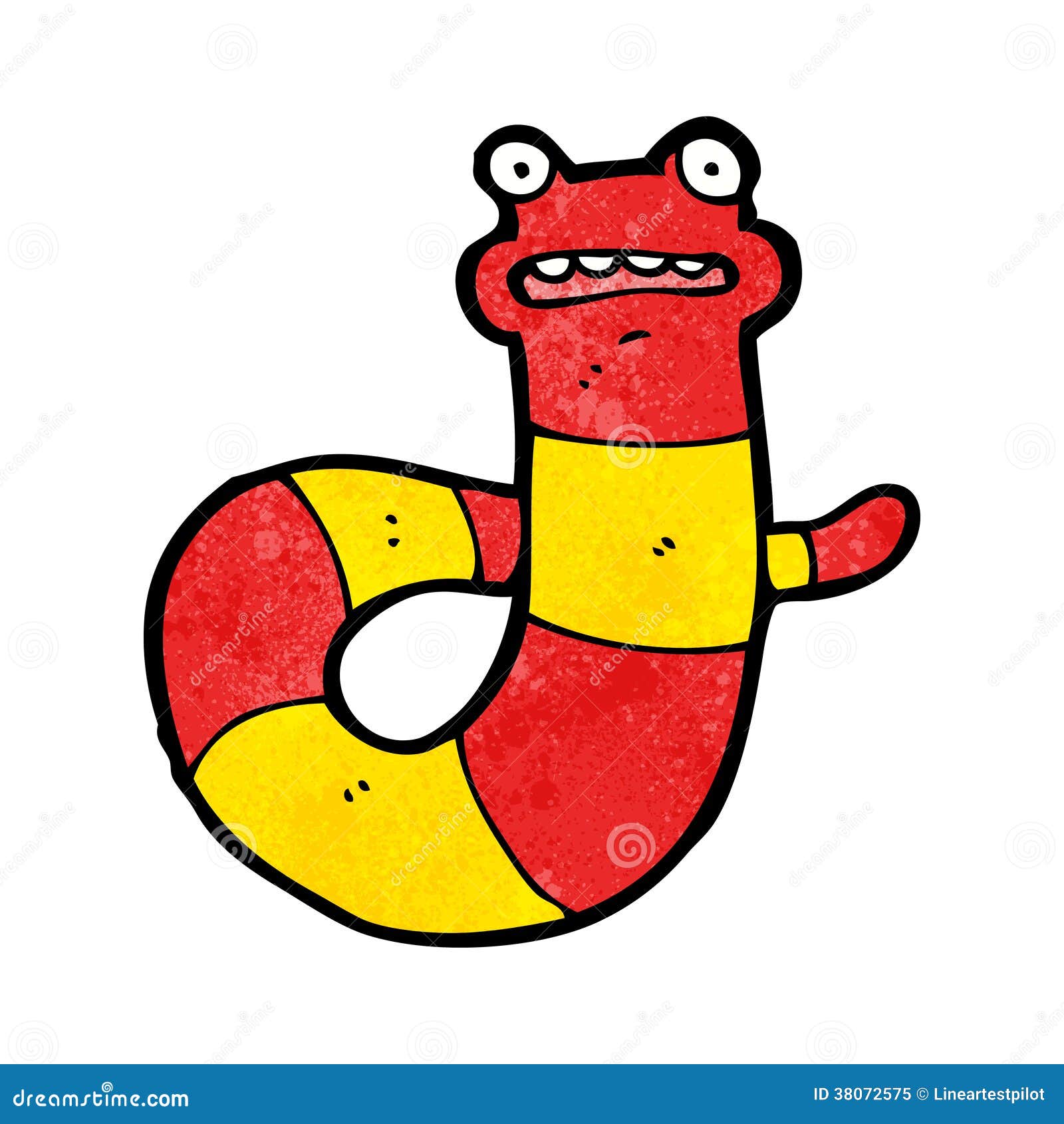 Funny cartoon snake stock vector. Illustration of quirky - 38072575
