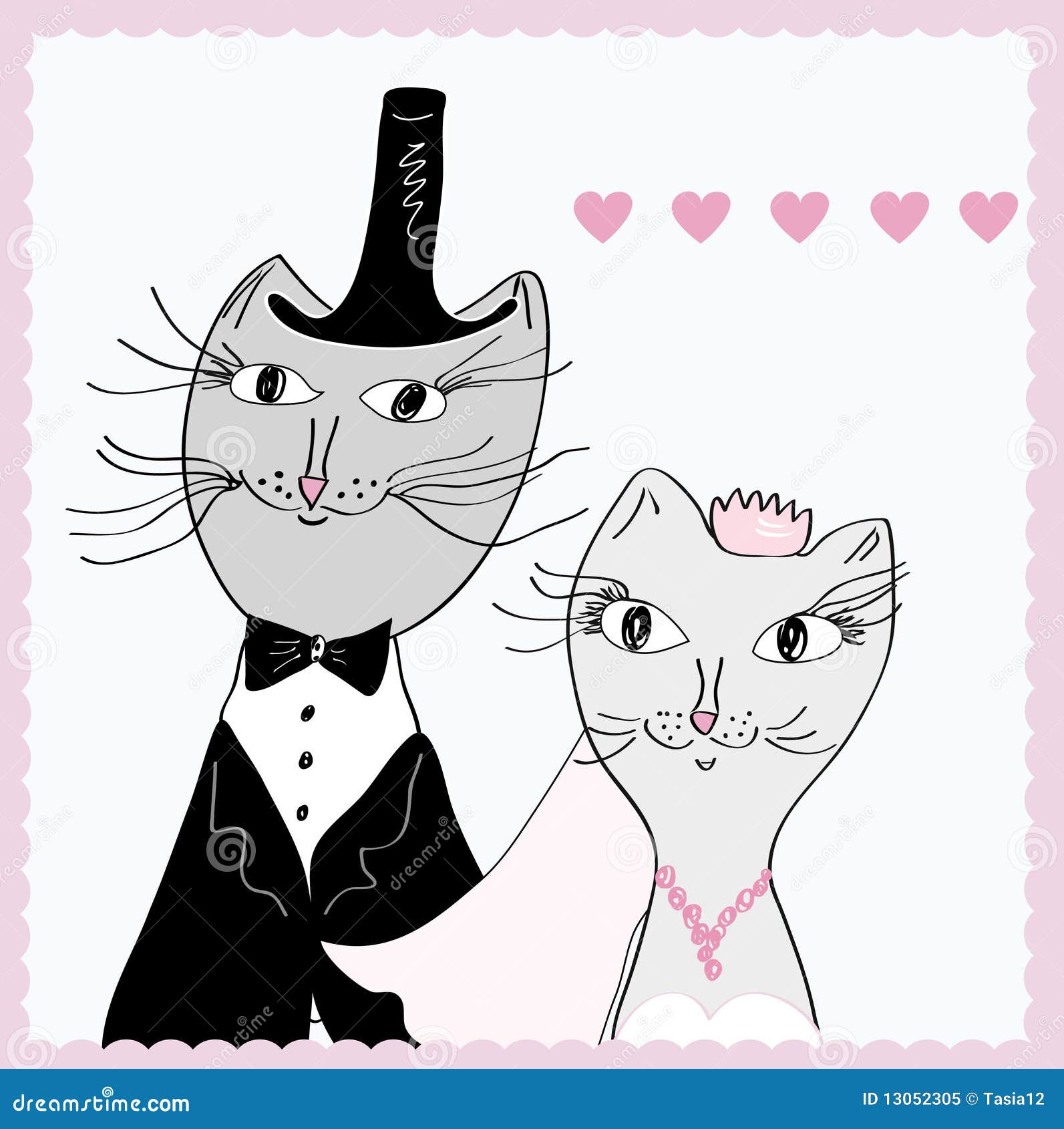 Cute Cat Wedding