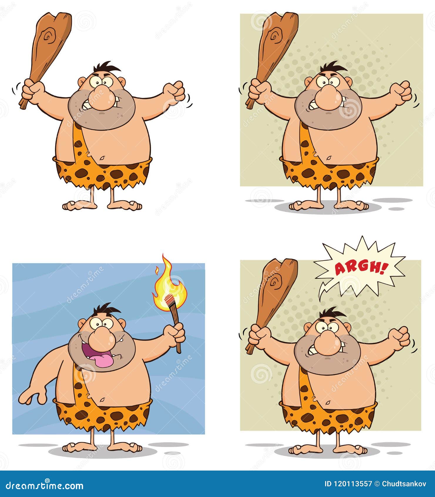Funny Caveman Cartoon Mascot Character Set 2. Collection Stock Vector ... Funny Caveman Cartoon Mascot Character Set 2. Collection Stock Vector ...