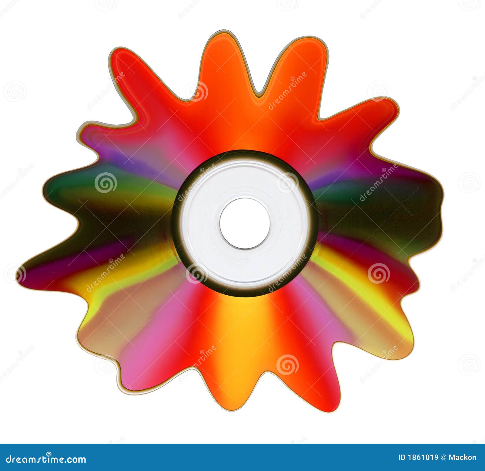 Funny CD. stock image. Image of data, digital, curved - 1861019