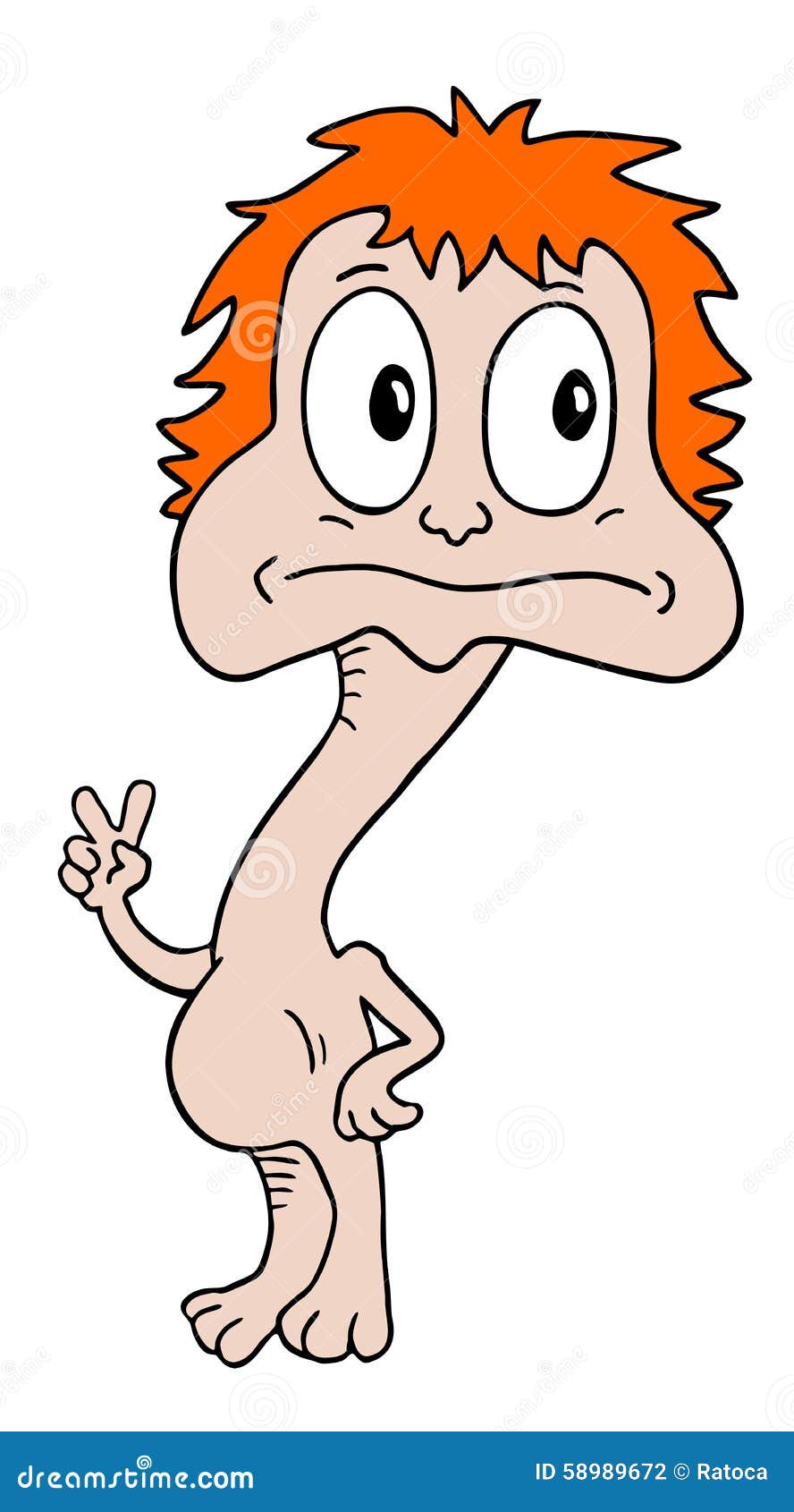 Funny character stock vector. Illustration of creative - 58989672