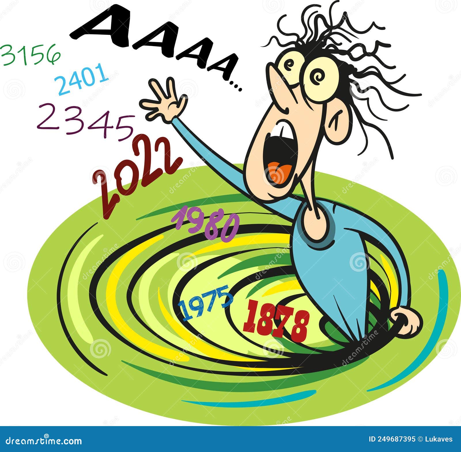 Time machine - vortex stock vector. Illustration of motion - 249687395