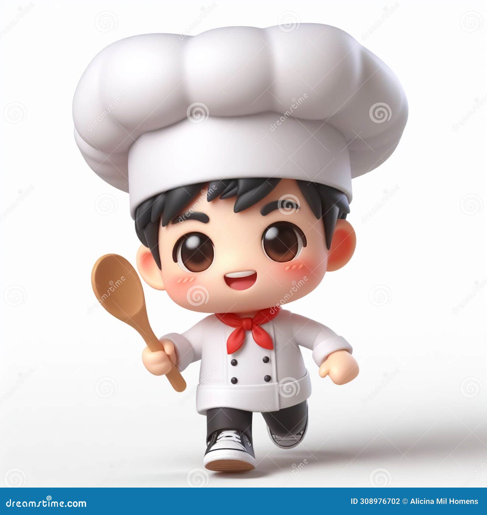 Funny Chef Cartoon. Good Food Stock Illustration - Illustration of ...