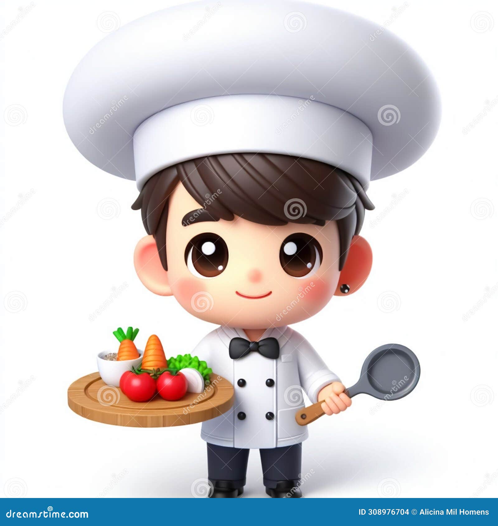 Funny Chef Cartoon. Good Food Stock Illustration - Illustration of ...