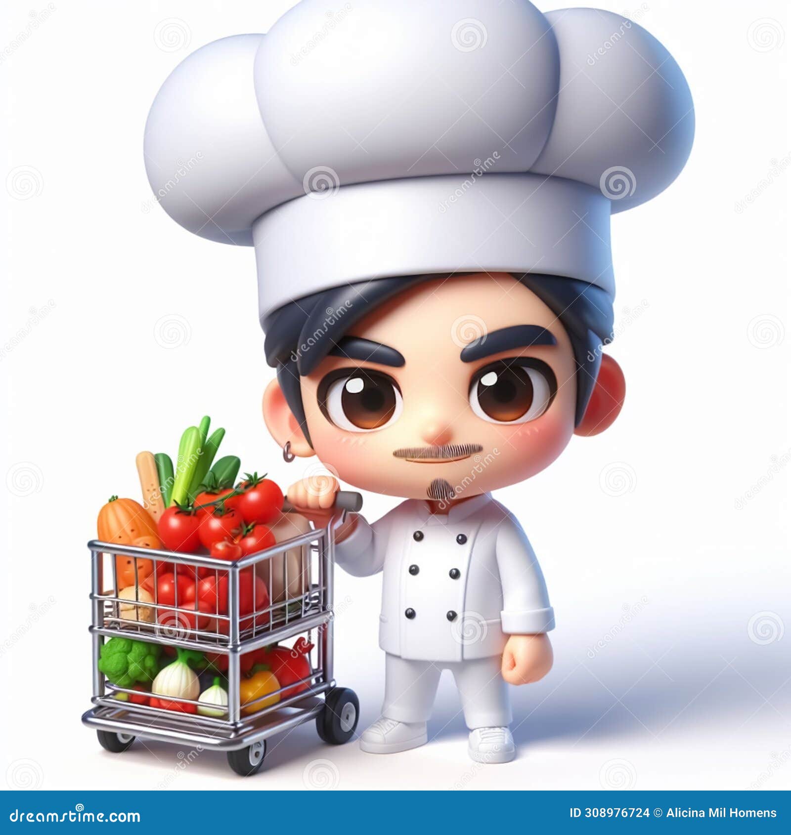 Funny Chef Cartoon. Good Food Stock Illustration - Illustration of ...