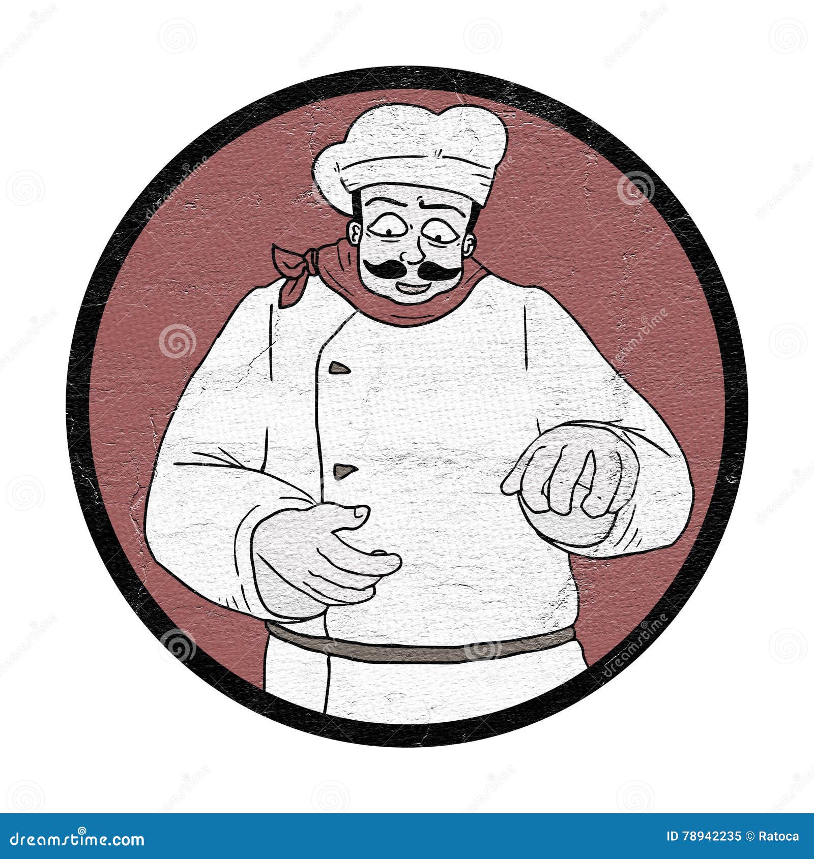 Funny chef stock illustration. Illustration of funny - 78942235