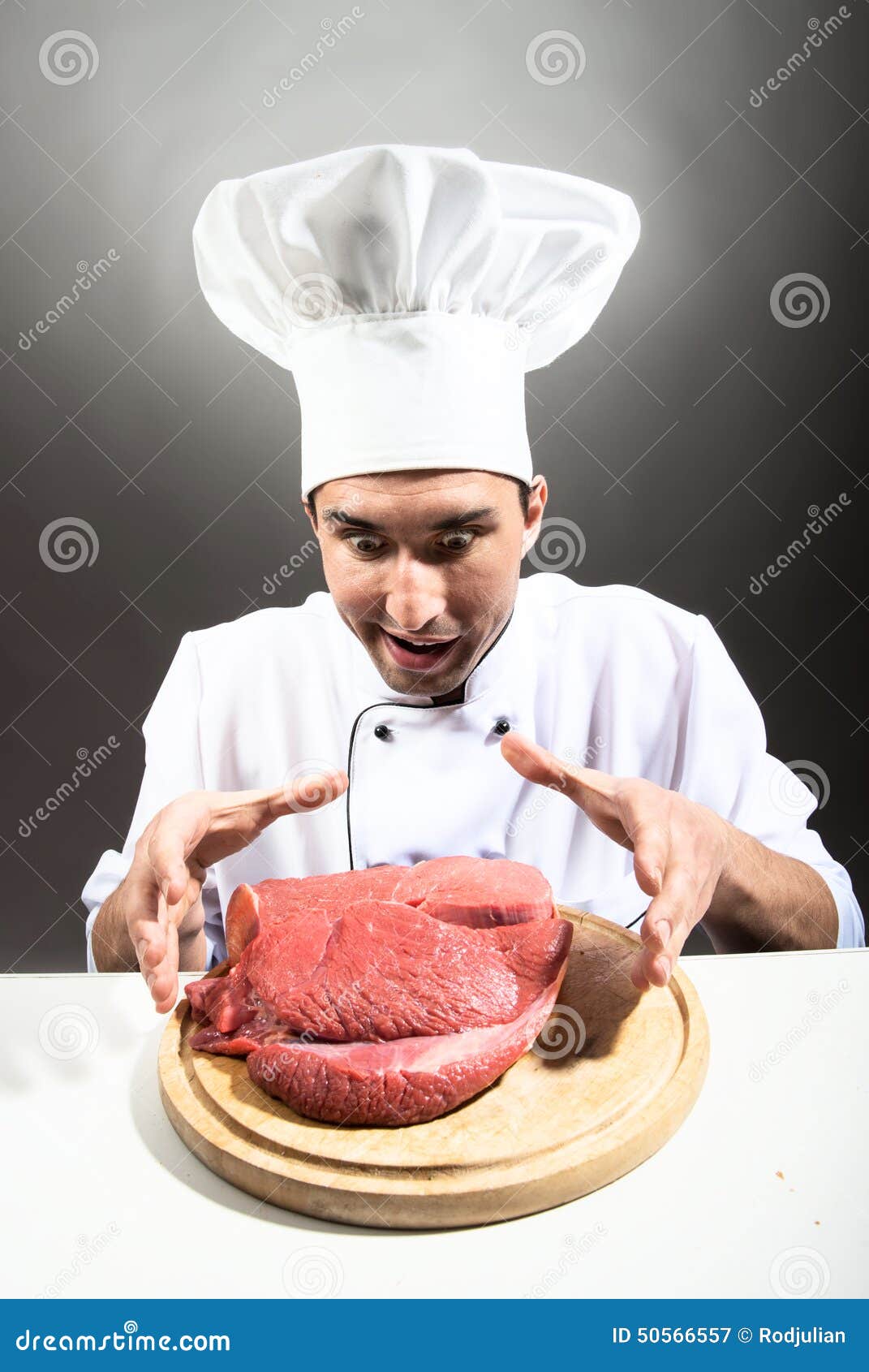 Funny chef stock image. Image of cook, kitchen, fresh - 50566557