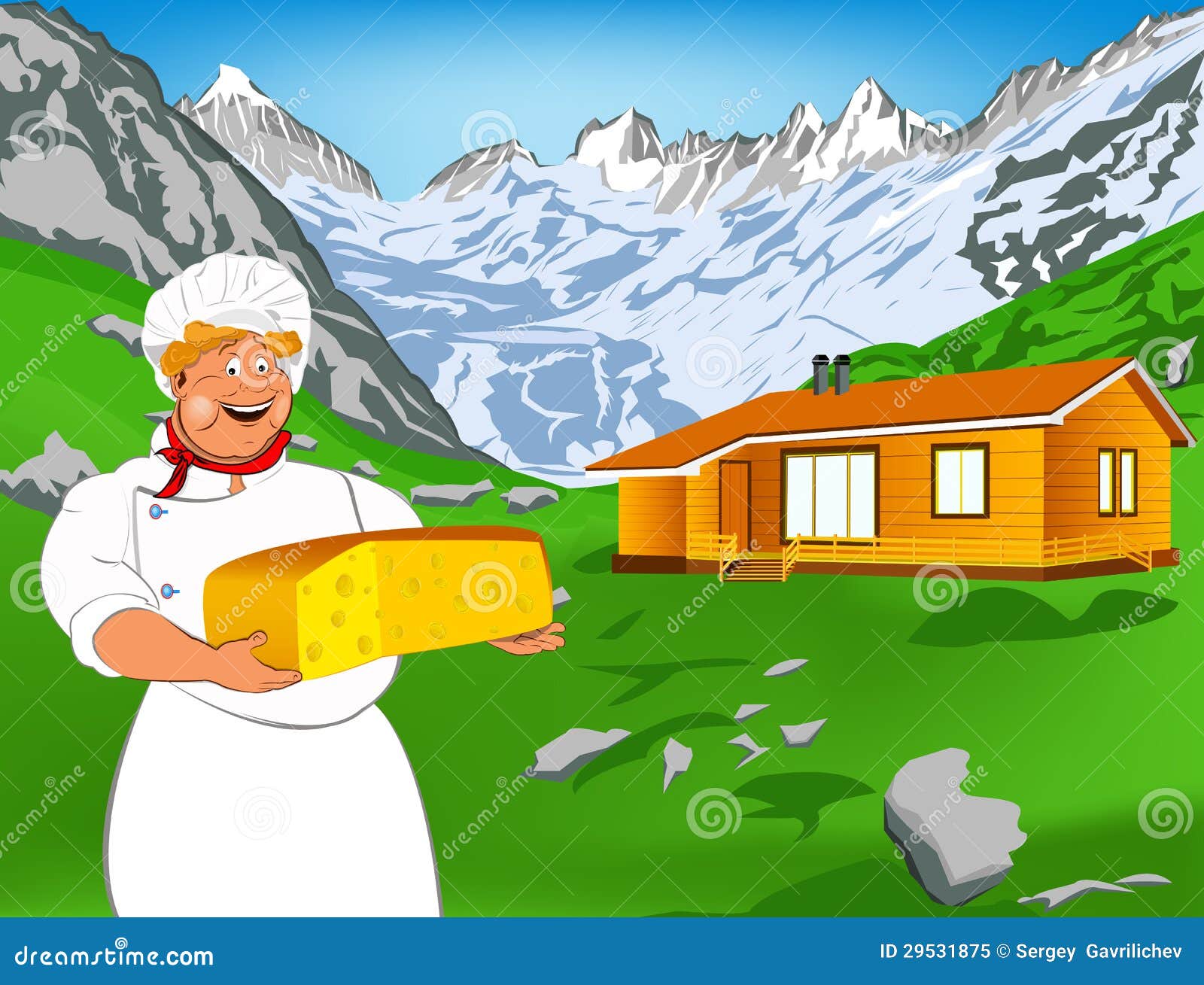 Funny Swiss Roll Cartoon Design Thumbs Up With A White Board Vector ...