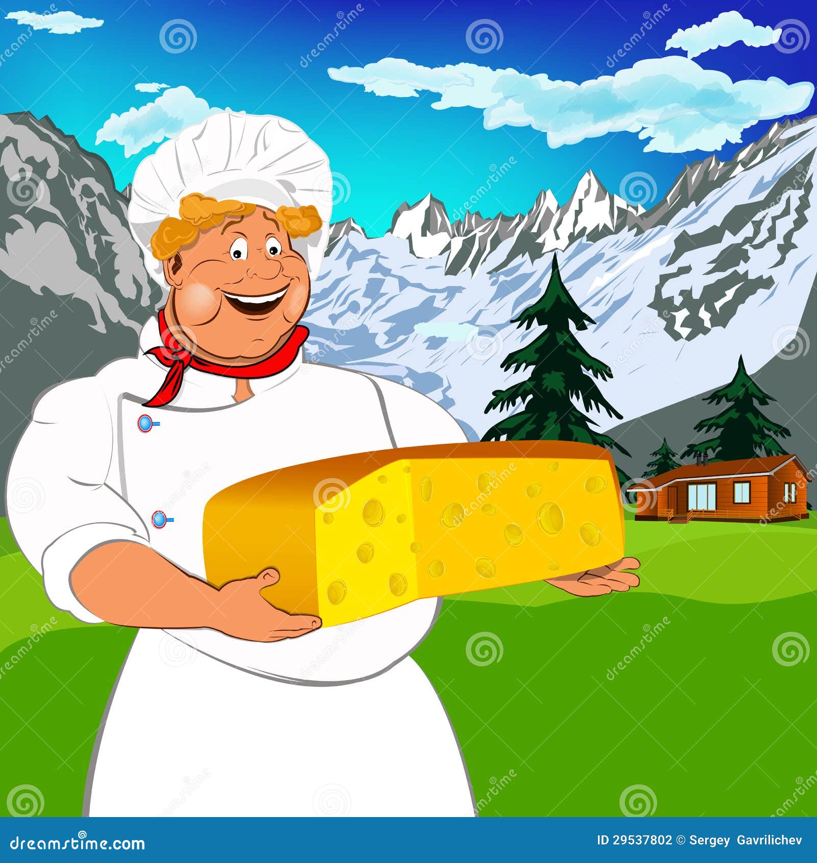 Funny Swiss Roll Cartoon Design Thumbs Up With A White Board Vector ...