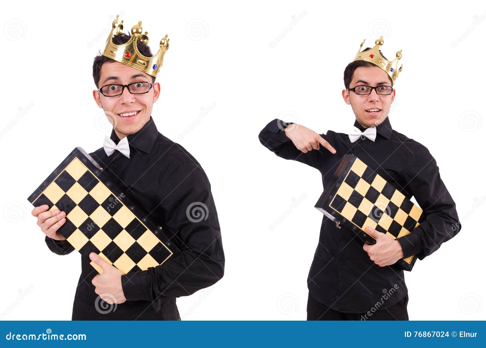 The Funny Chess Player Isolated on White Stock Photo - Image of chess ...