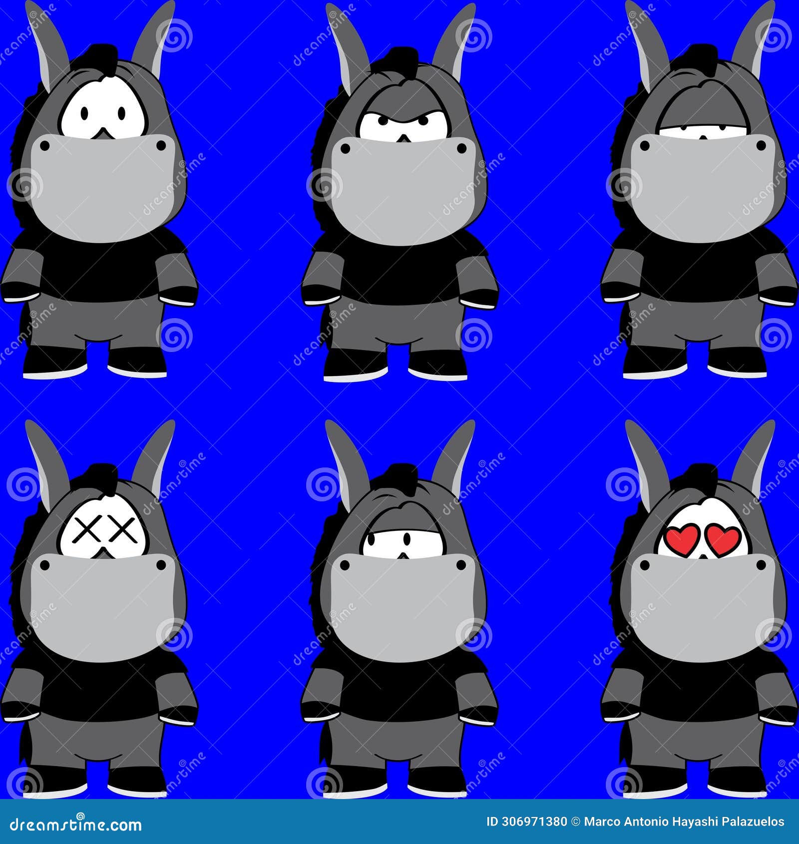 Funny Chibi Girl. Cartoon In A Colored Dress. Little Red Riding Hood, A ...