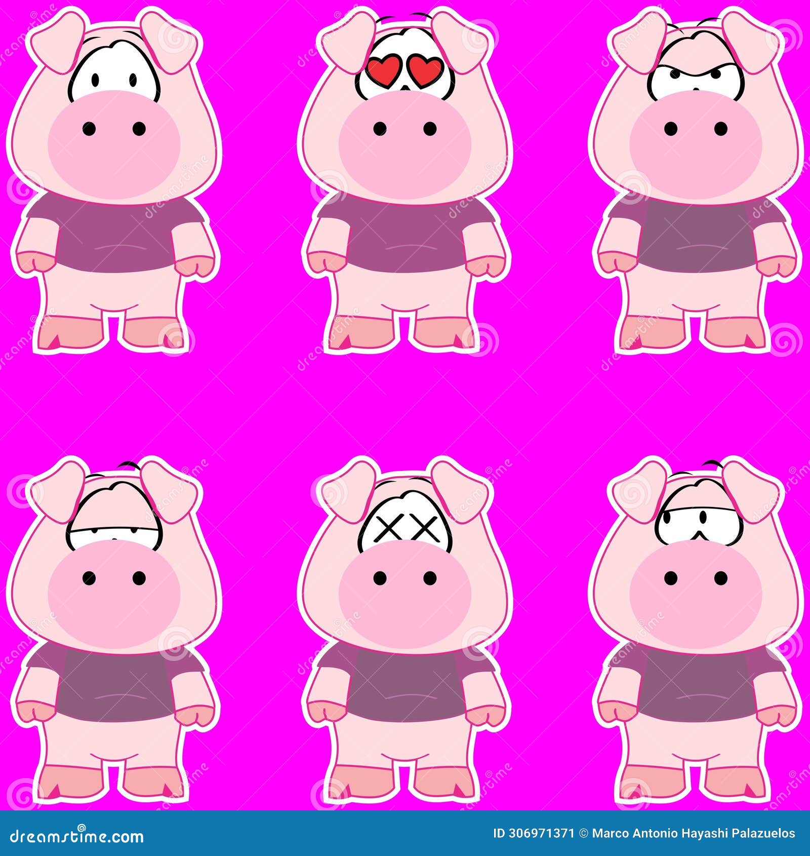 Funny Chibi Girl. Cartoon In A Colored Dress. Little Red Riding Hood, A ...