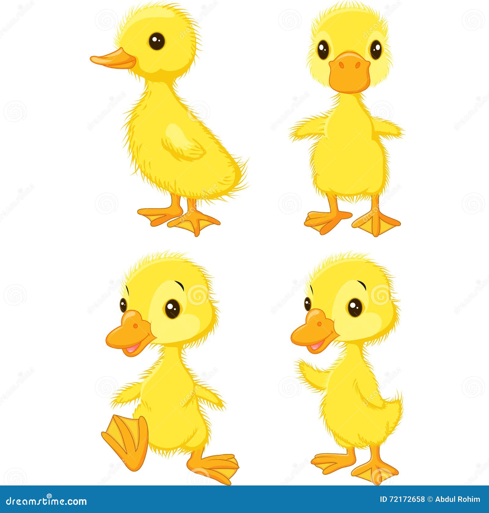 Funny chick cartoon stock vector. Illustration of yellow - 72172658