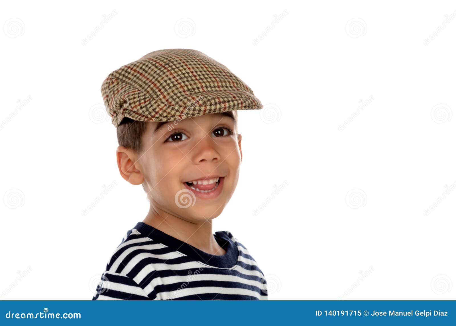 Funny Child with a Spanish Cap Stock Image - Image of person, emotion ...