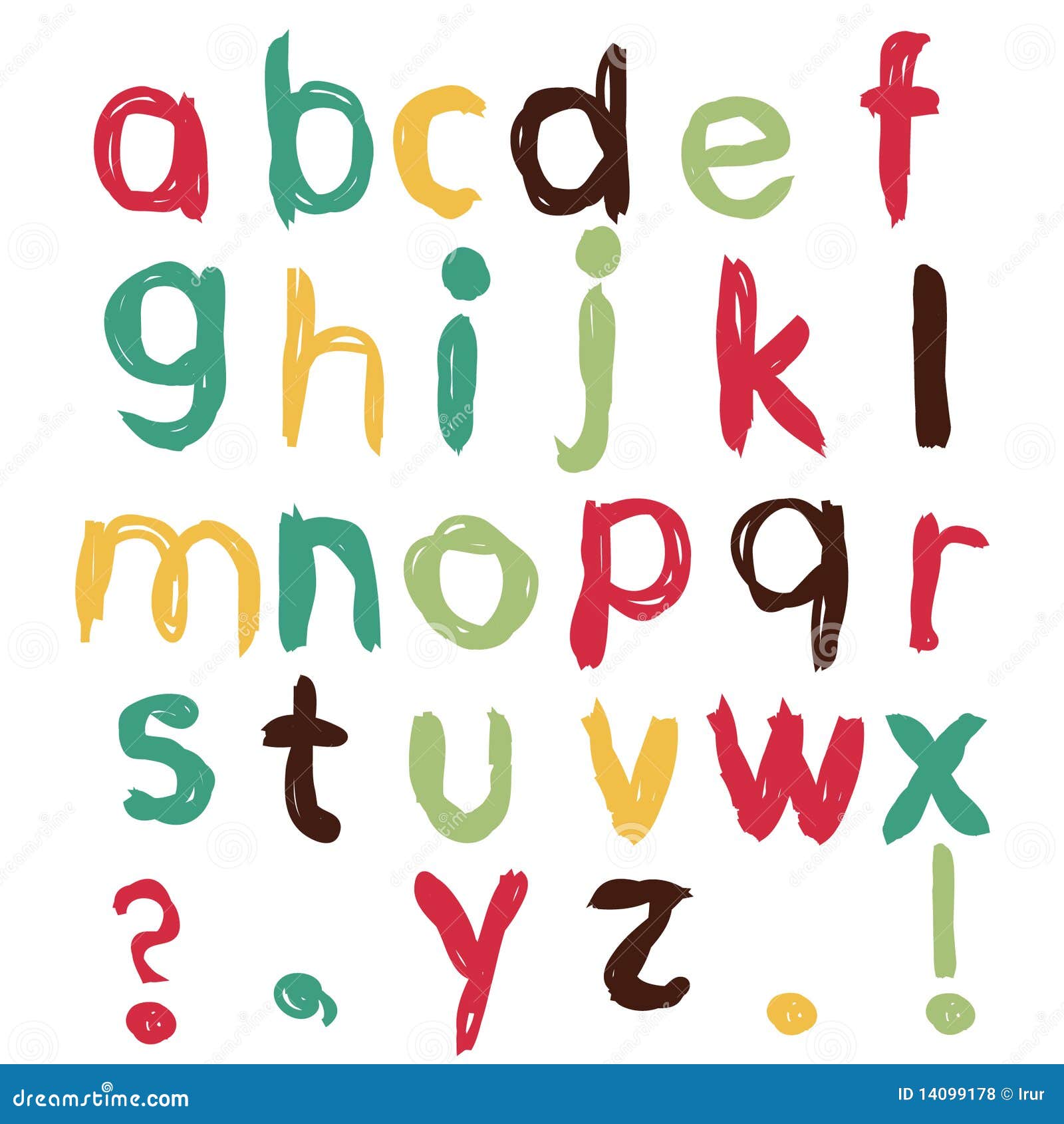 Funny childish alphabet stock vector. Illustration of back - 14099178