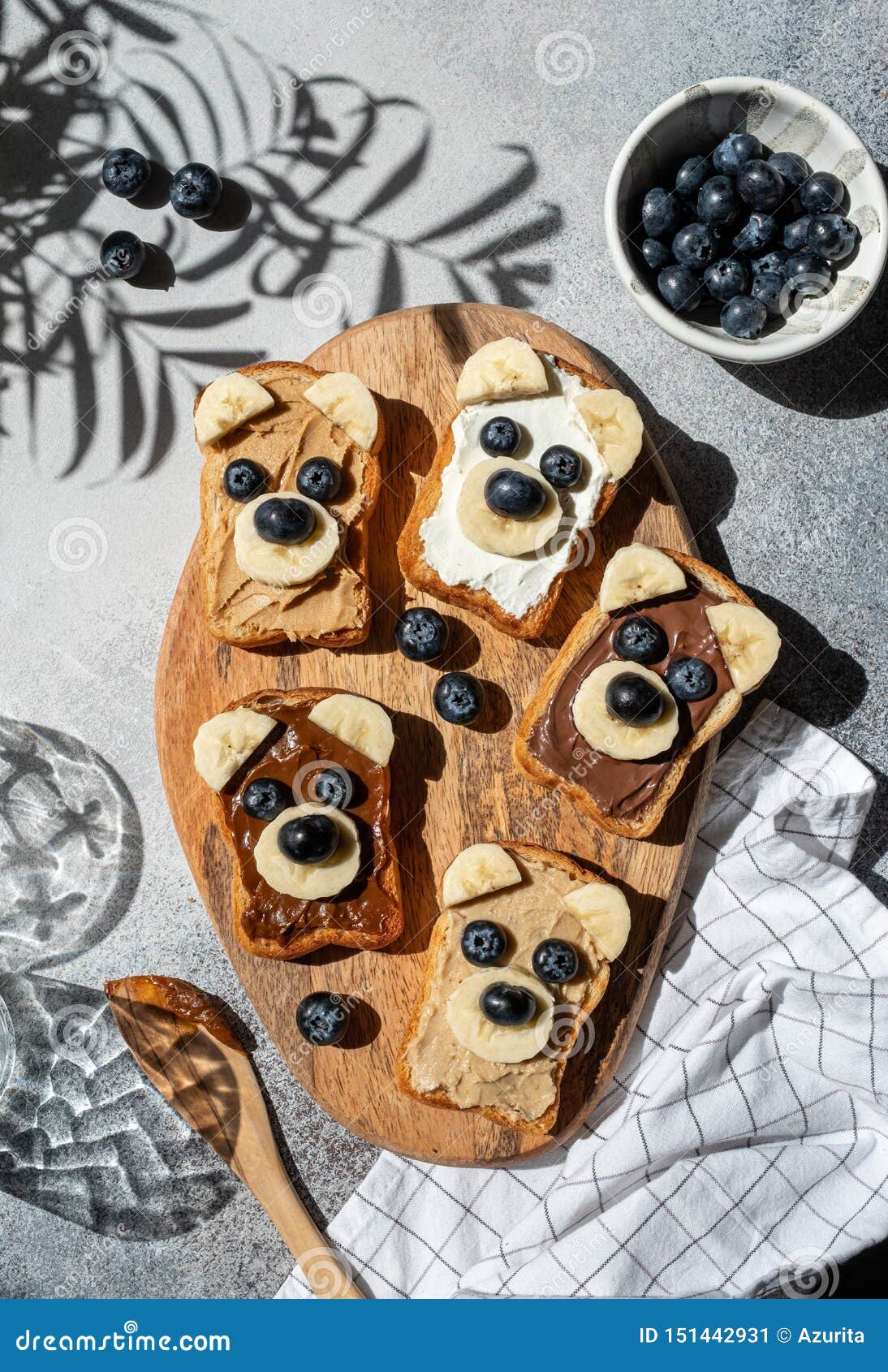 Funny children bear toasts stock image. Image of berry - 151442931