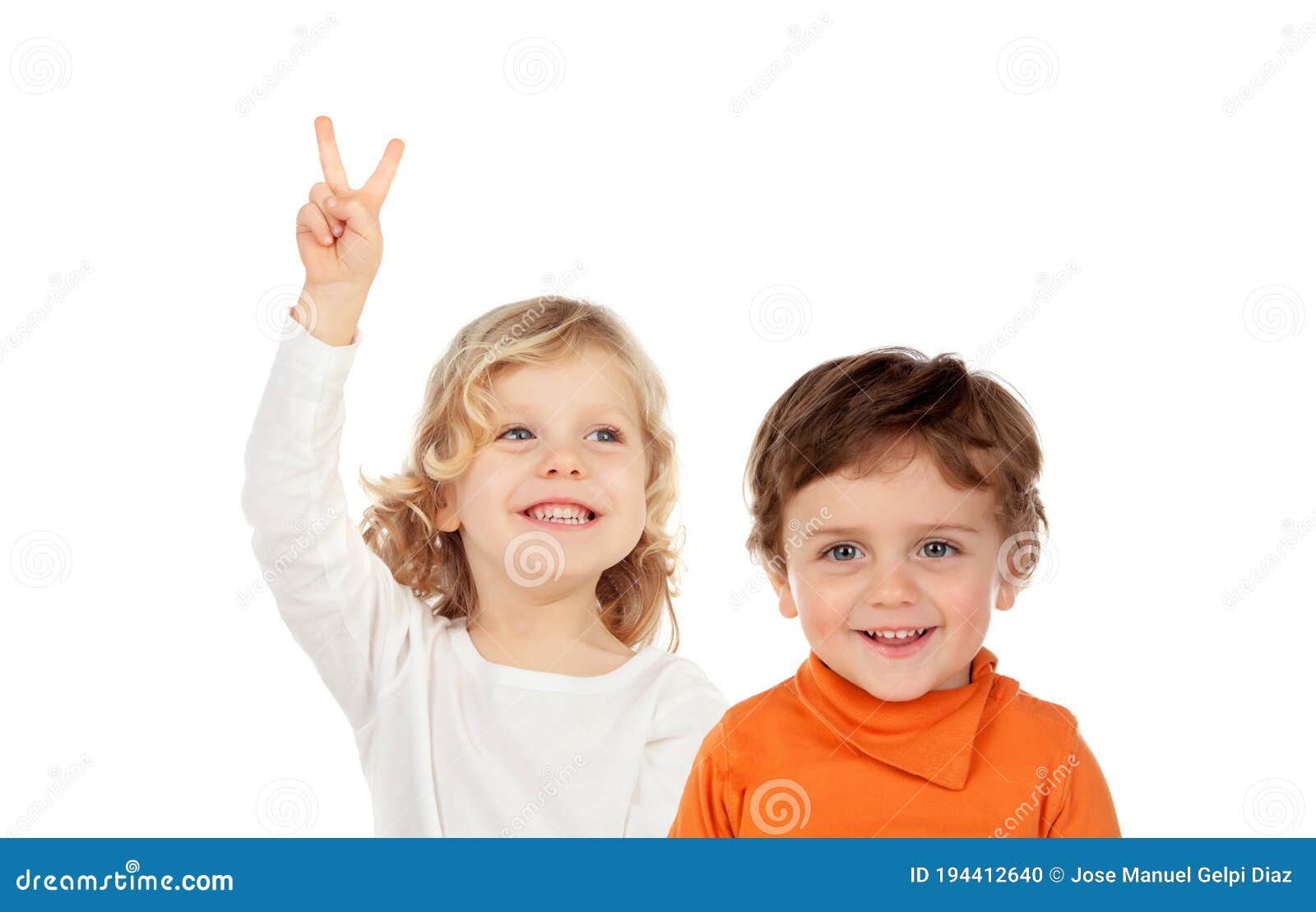 Funny children laughing stock photo. Image of group - 194412640