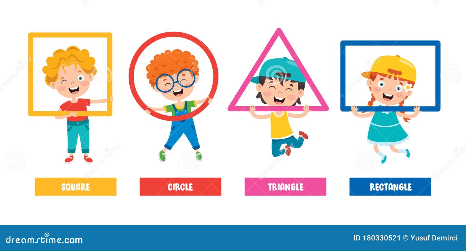 Basic Shapes For Kids Printable Page For Preschool And Kindergarten ...