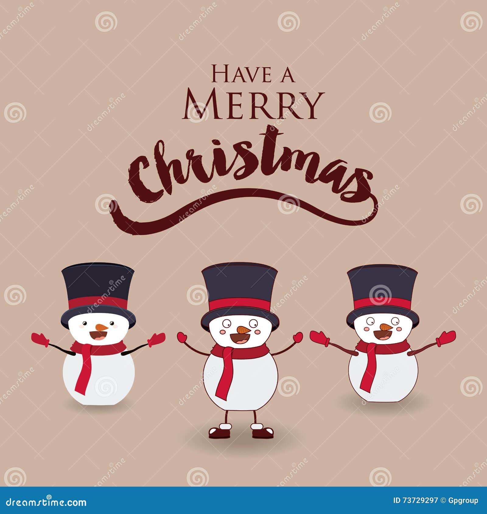 Funny Christmas Character Icon Design Stock Vector - Illustration of ...