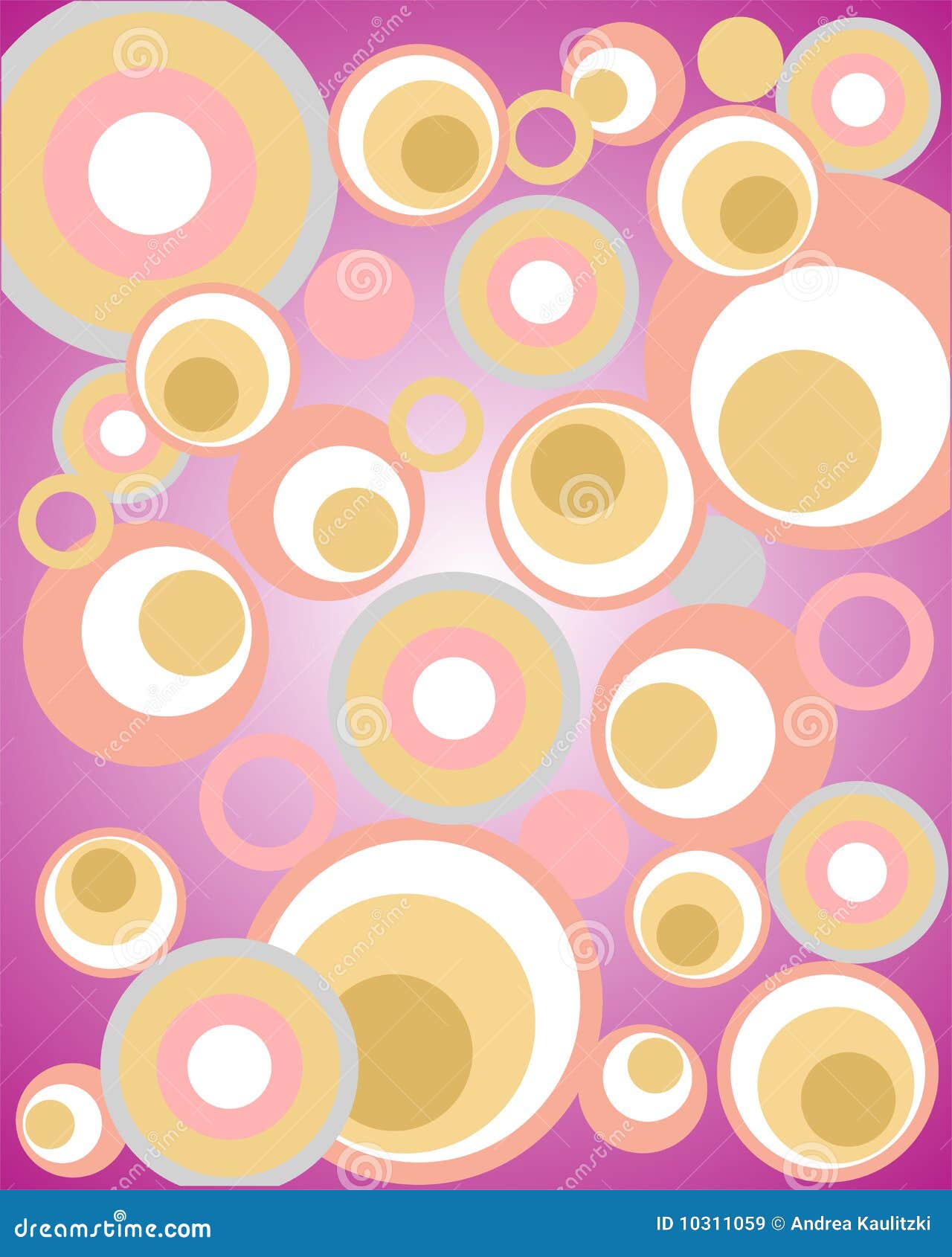 Funny circle pattern stock vector. Illustration of tile - 10311059