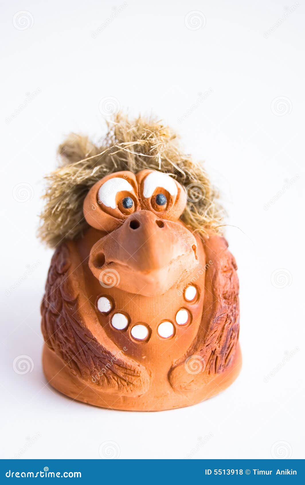 Funny clay figurine stock photo. Image of souvenir, goggle - 5513918