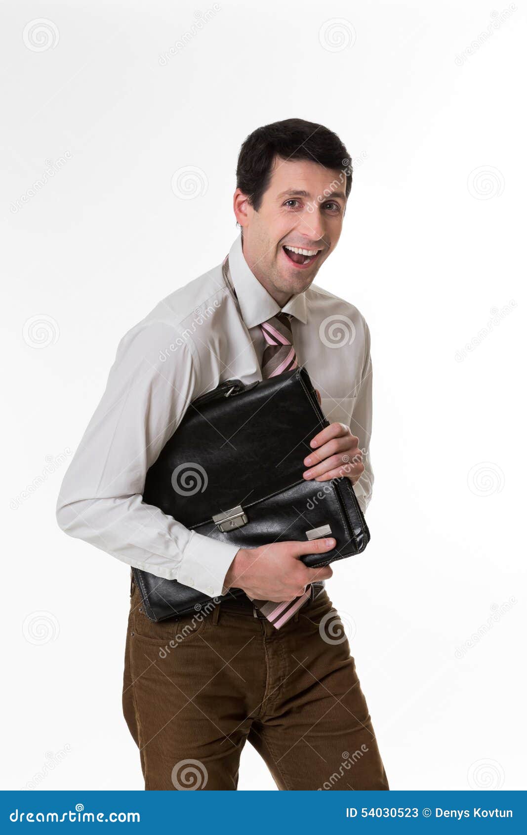Funny clerk. stock image. Image of achievement, boss - 54030523