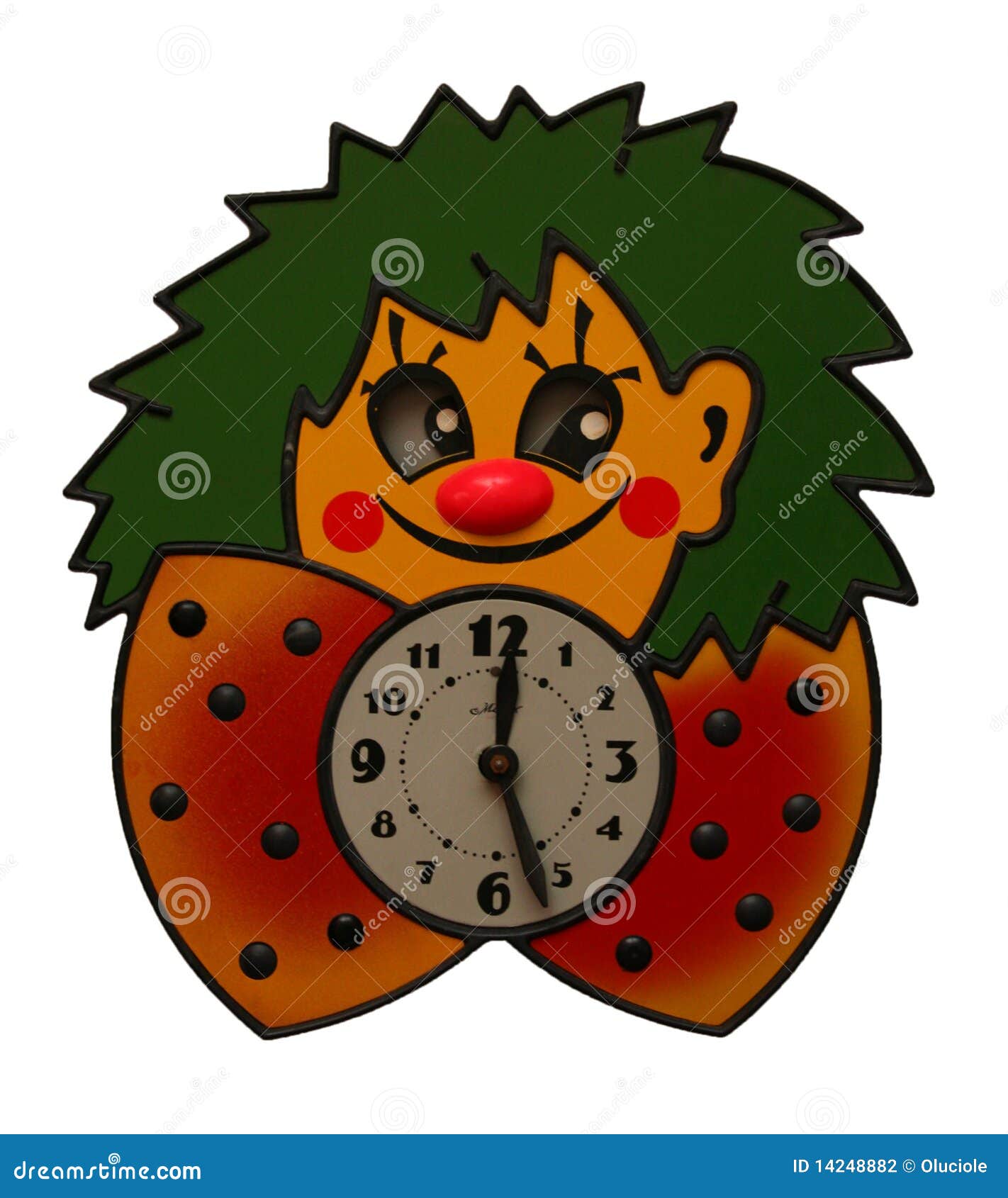 Funny clock stock photo. Image of time, arrow, electronics - 14248882