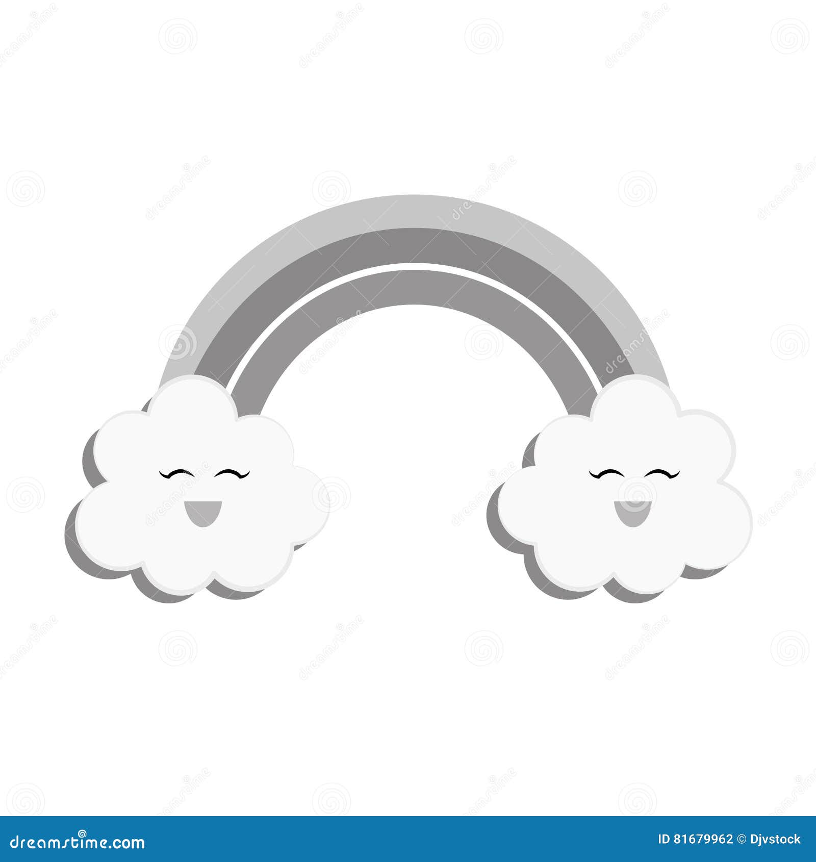 Funny cloud cartoon stock vector. Illustration of paradise - 81679962