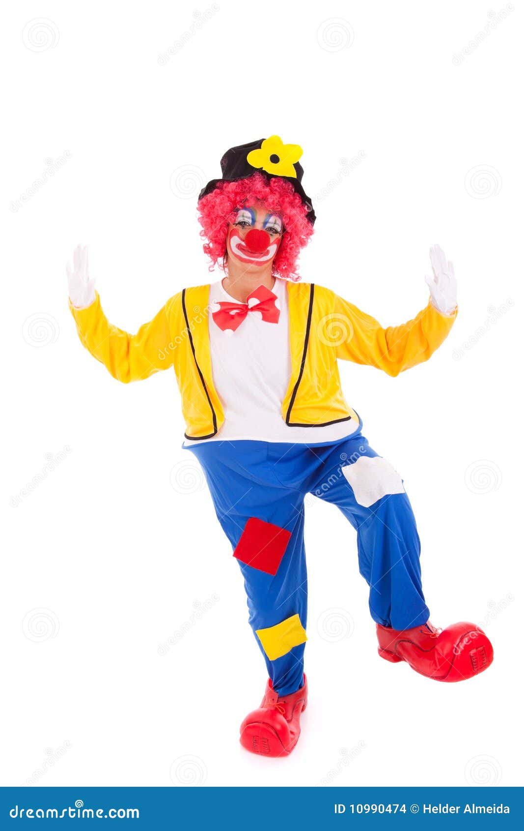 Funny clown stock photo. Image of color, excitement, celebration - 10990474